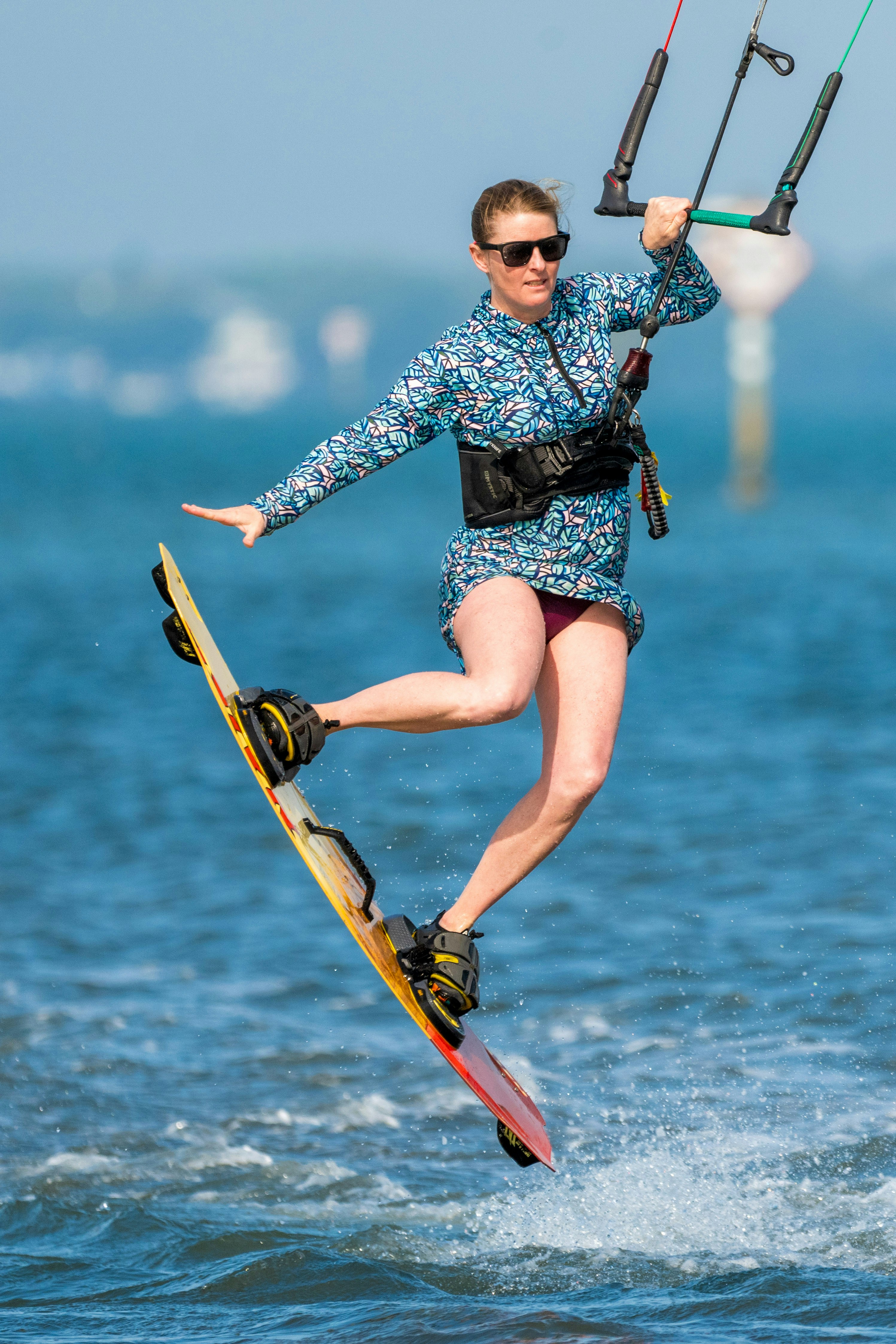 Aerial Push: Kites, Surf, and the Blue Wake