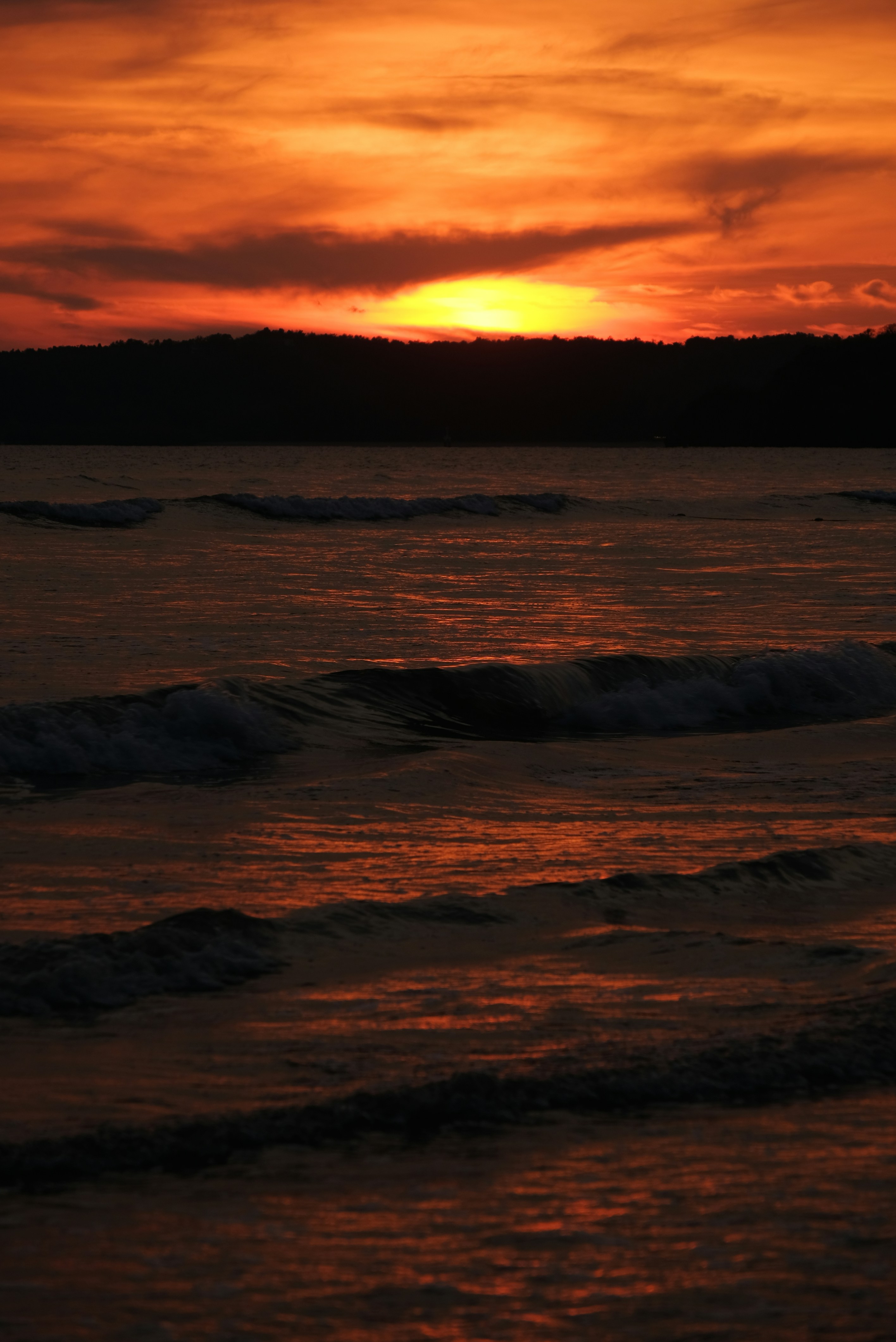 Ember Horizon Over Quiet Seas