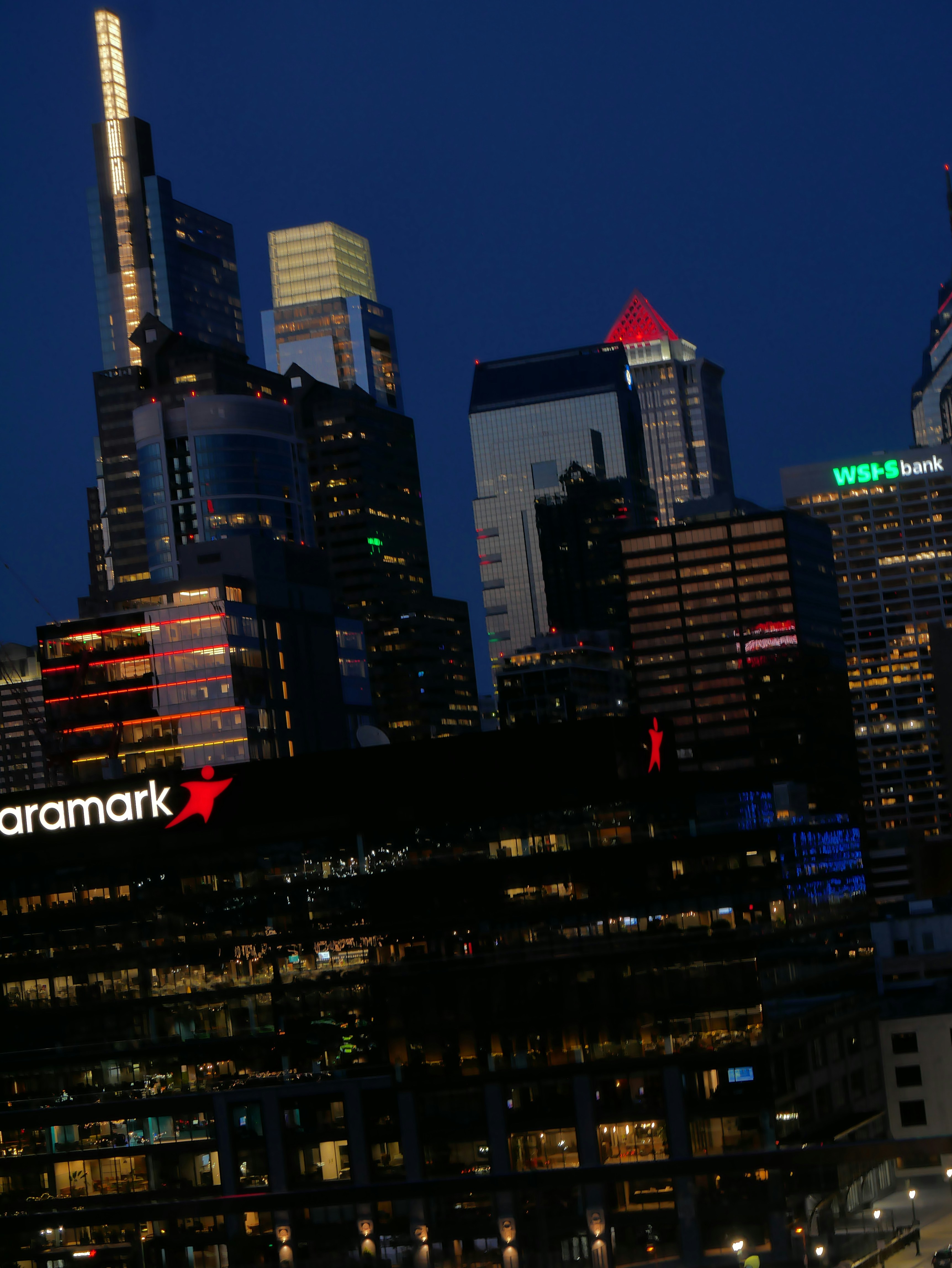 Midnight Skyline Pulse over the Corporate Reef