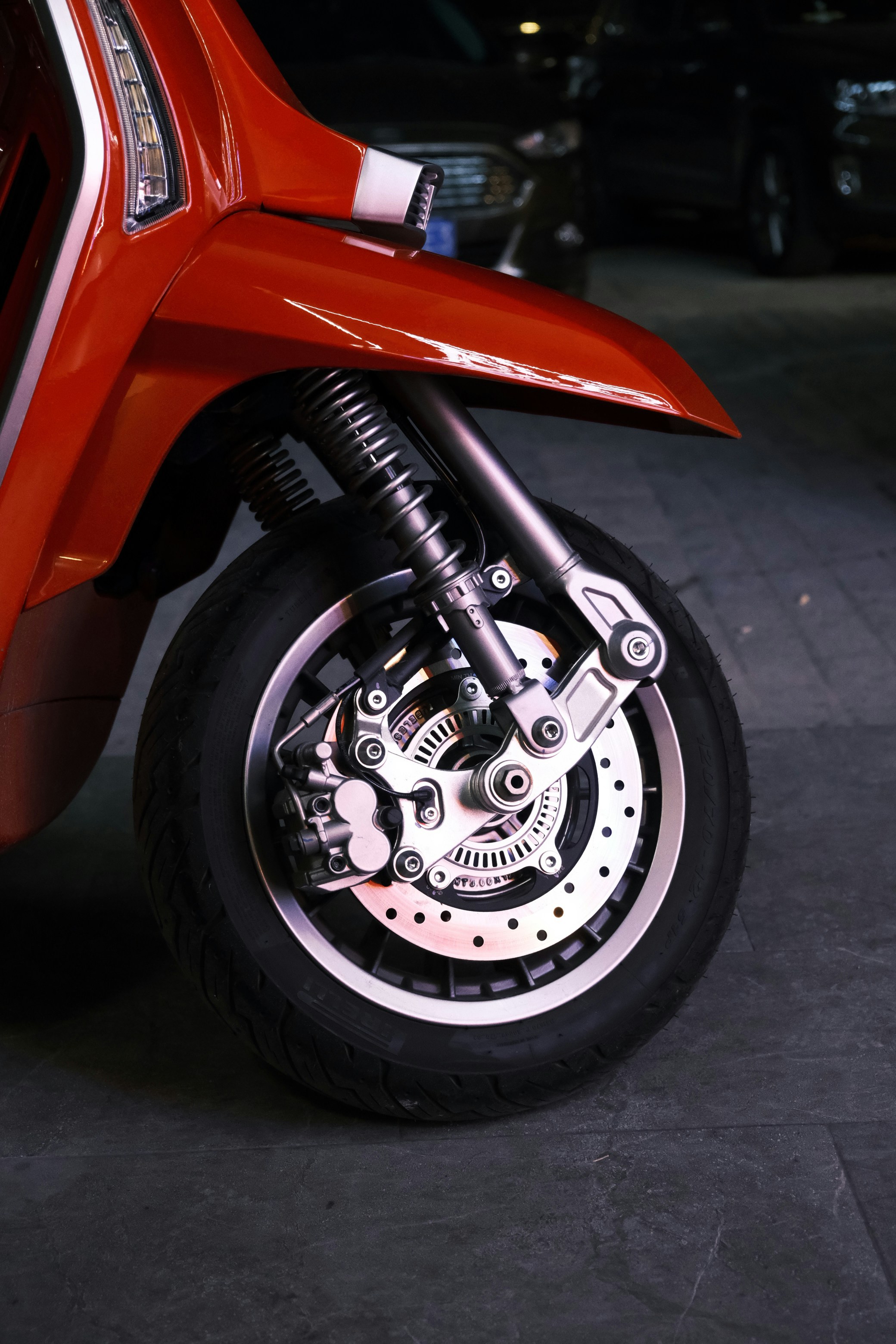Lambretta scooter‘s wheel