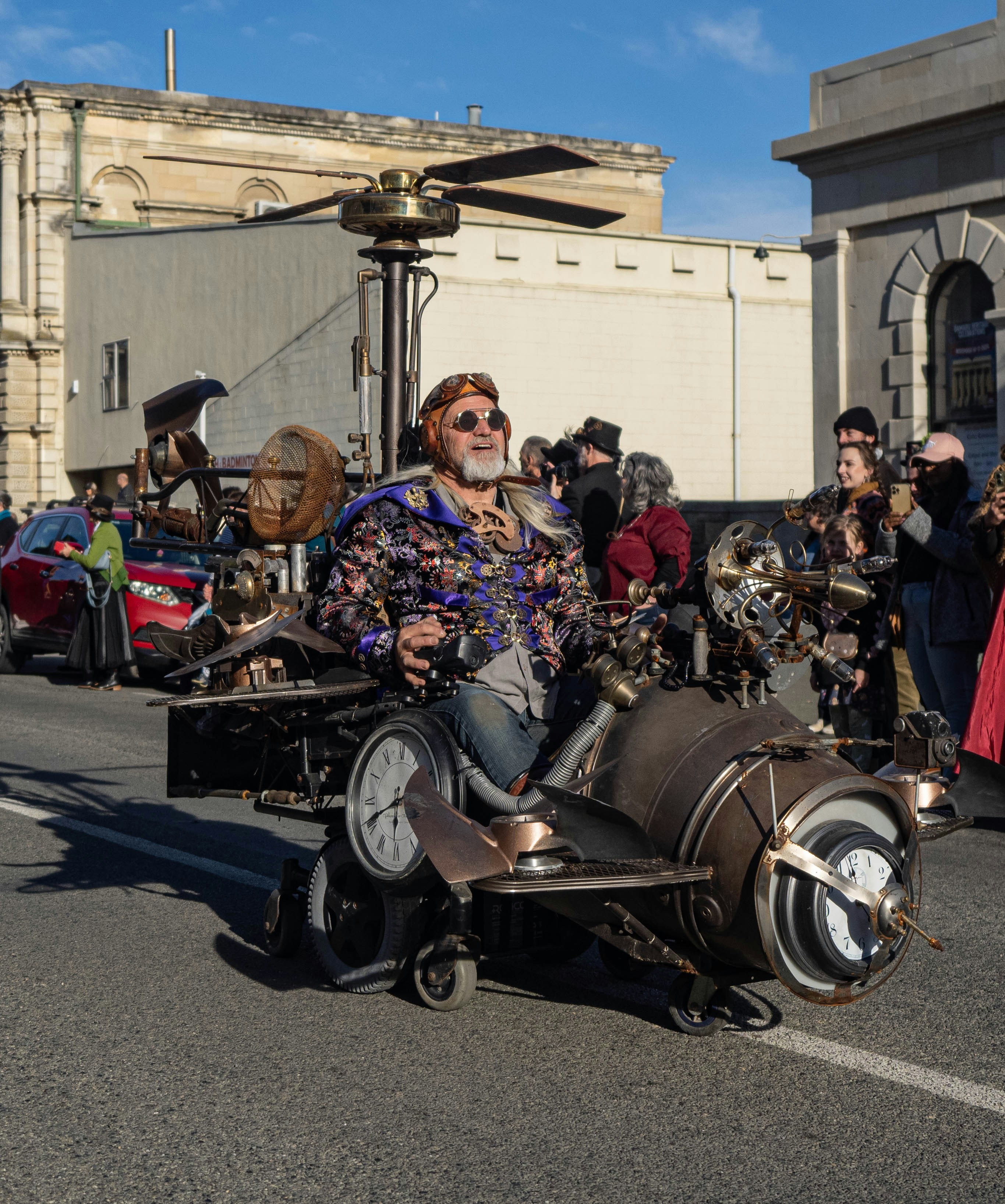 Steam-Pardened Rider: A Steampunk Parade on Main Street