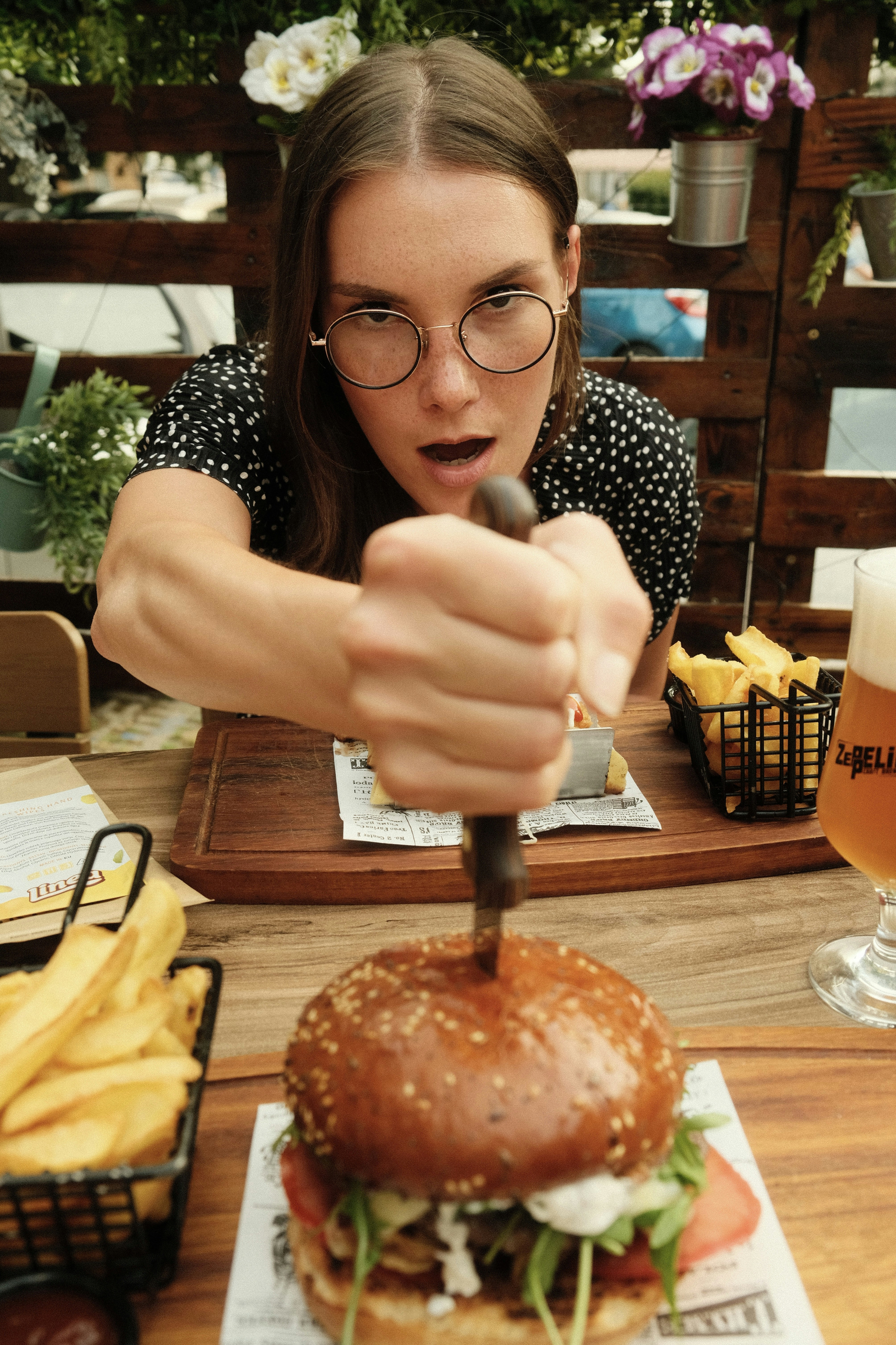 Focus, Knife, and Smash Burger: A Table-Top Moment