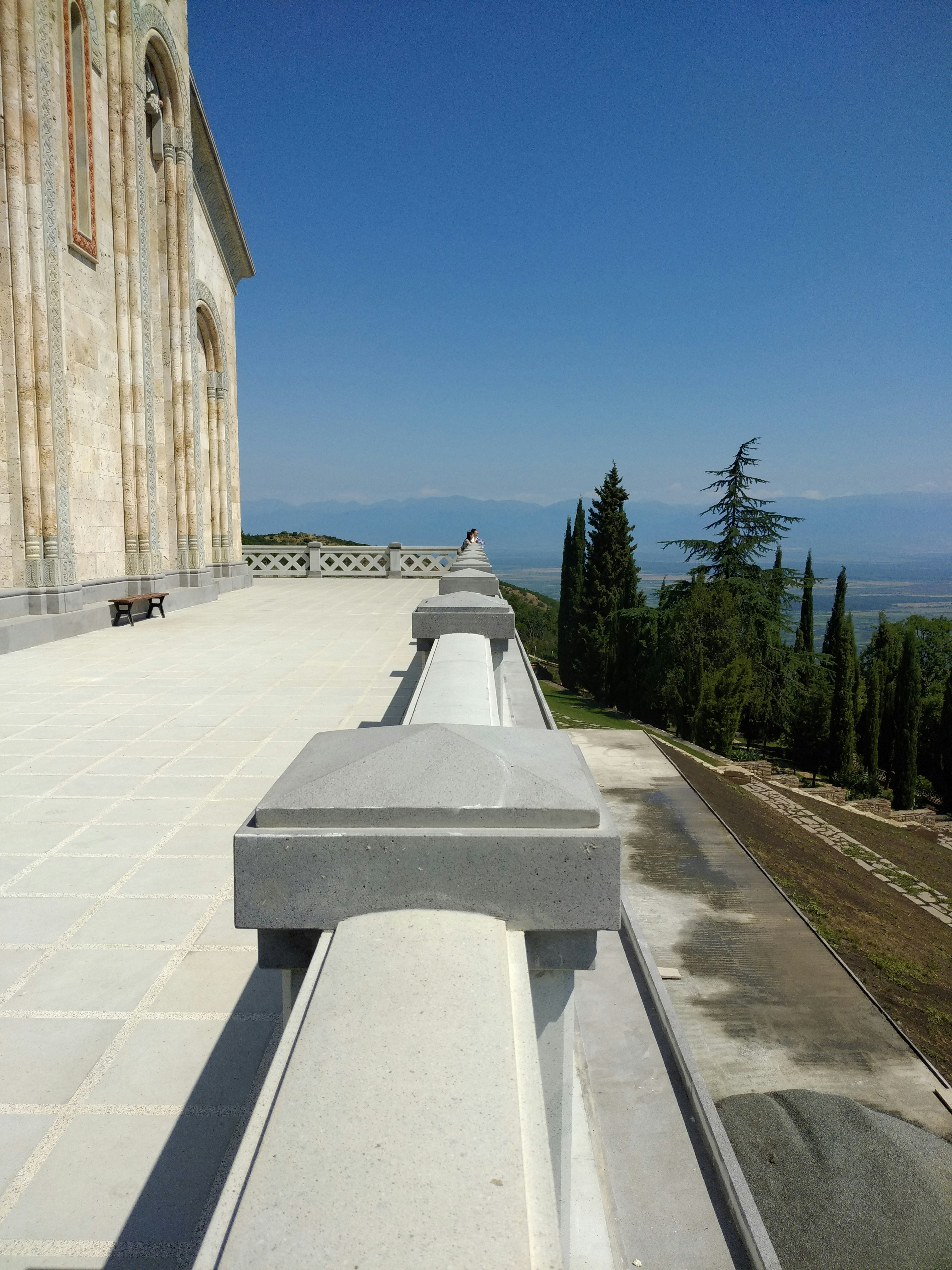 Stone Terrace Toward the Horizon
