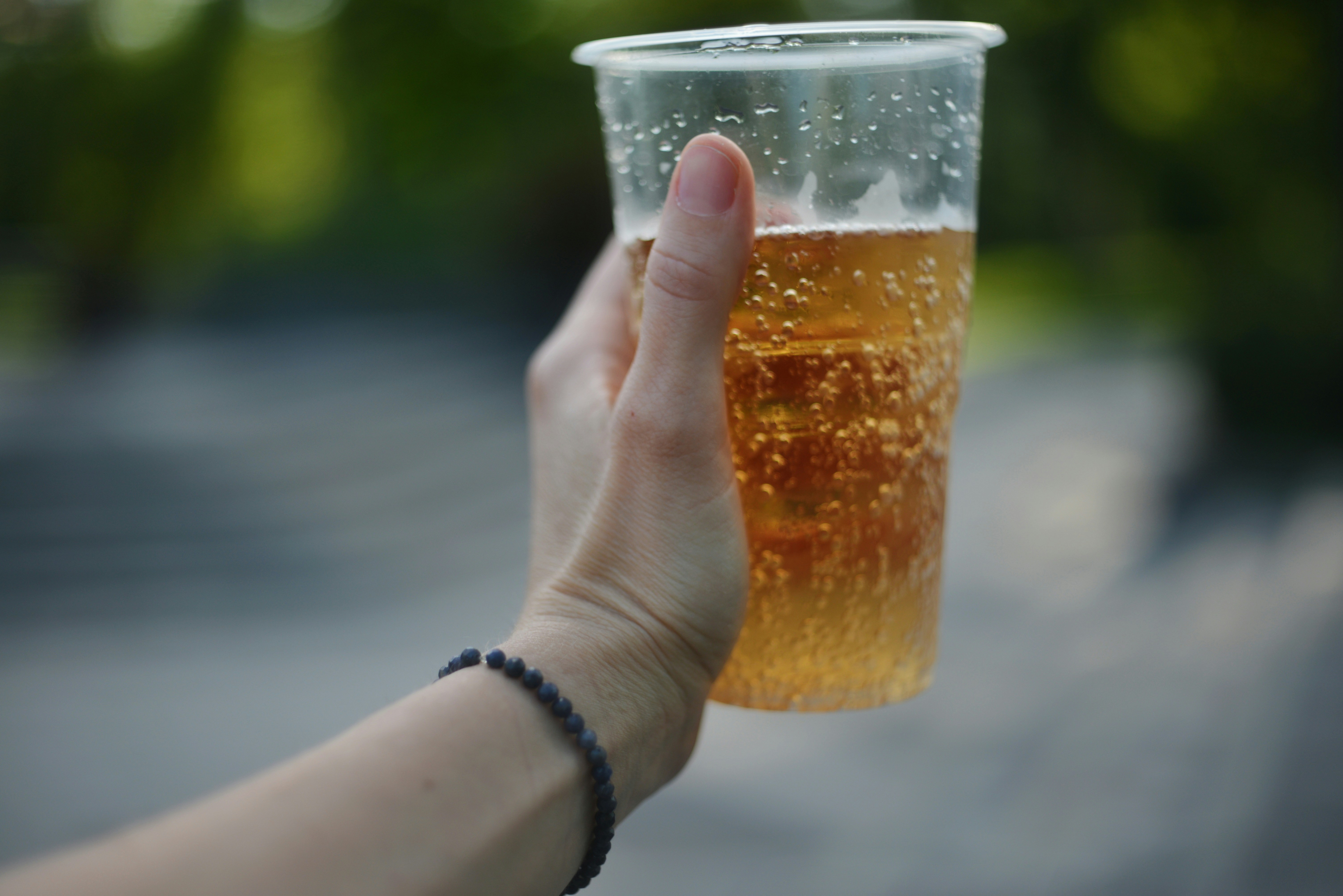 Amber Glow: Parkside Toast in Soft-Focus