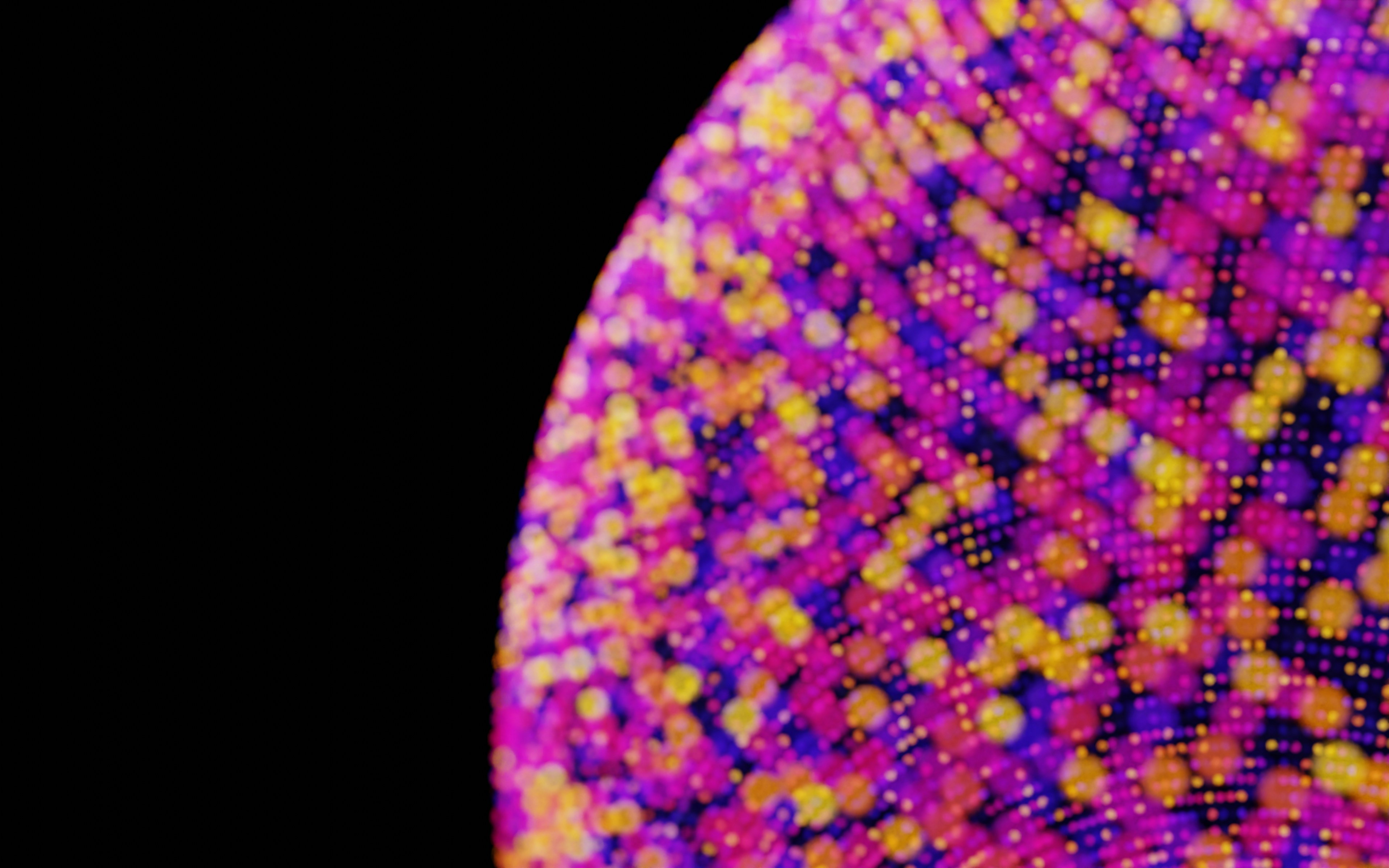 A close up of a purple and yellow object photo – Free Pattern Image on ...