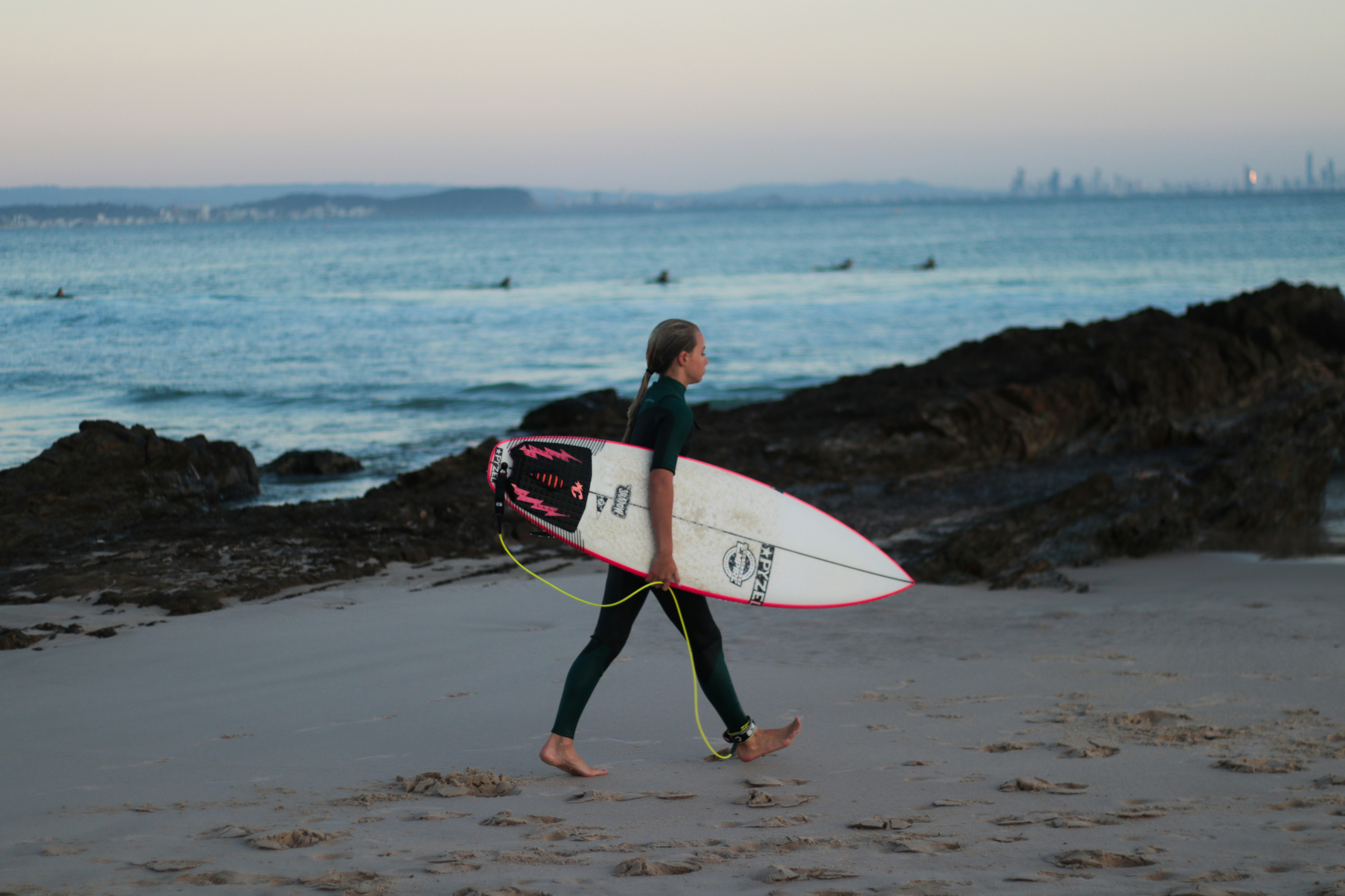 Journey of the Waves: A Surfer's Solitude