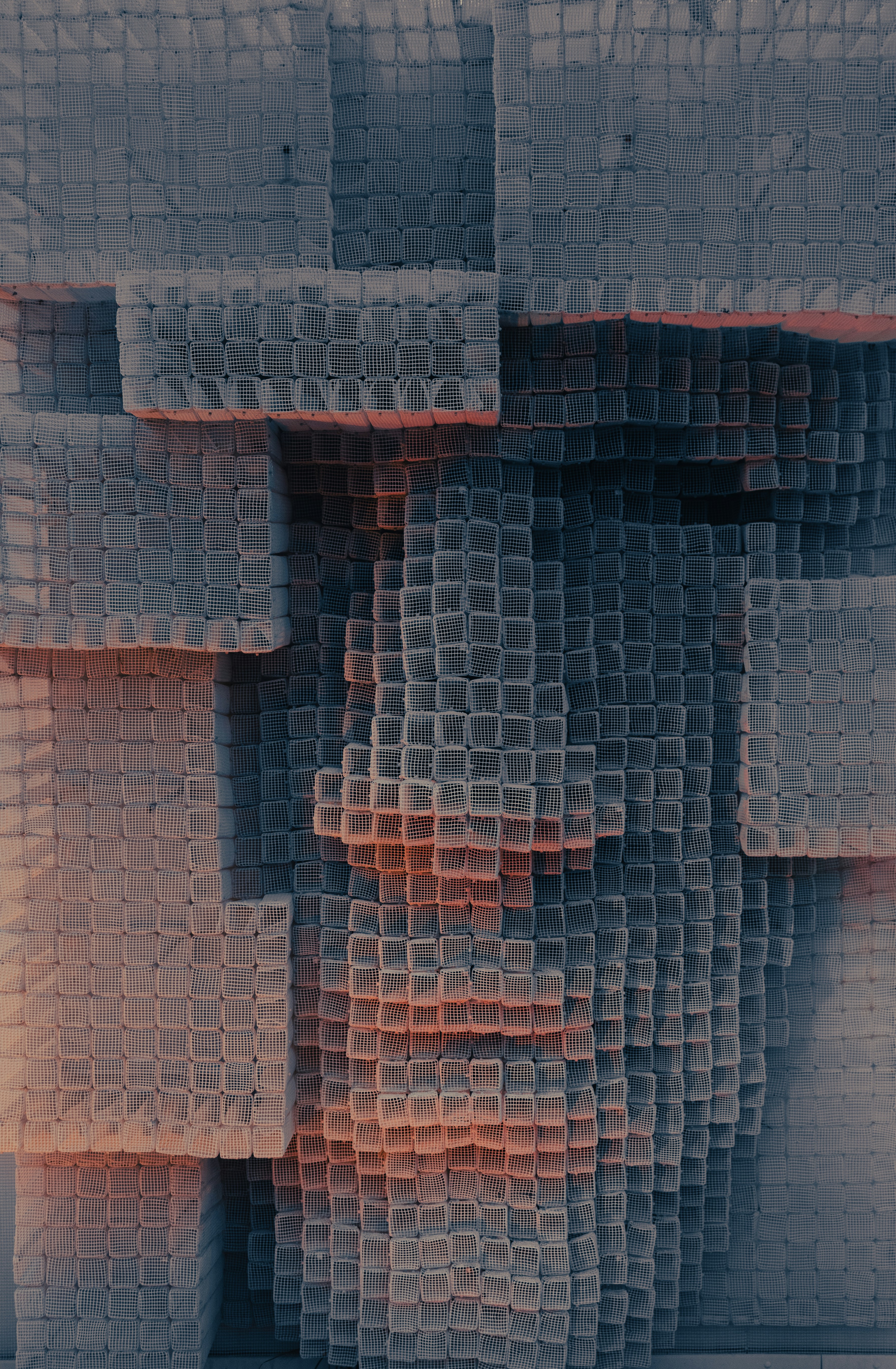 An abstract painting of squares and rectangles photo – Free Man Image ...