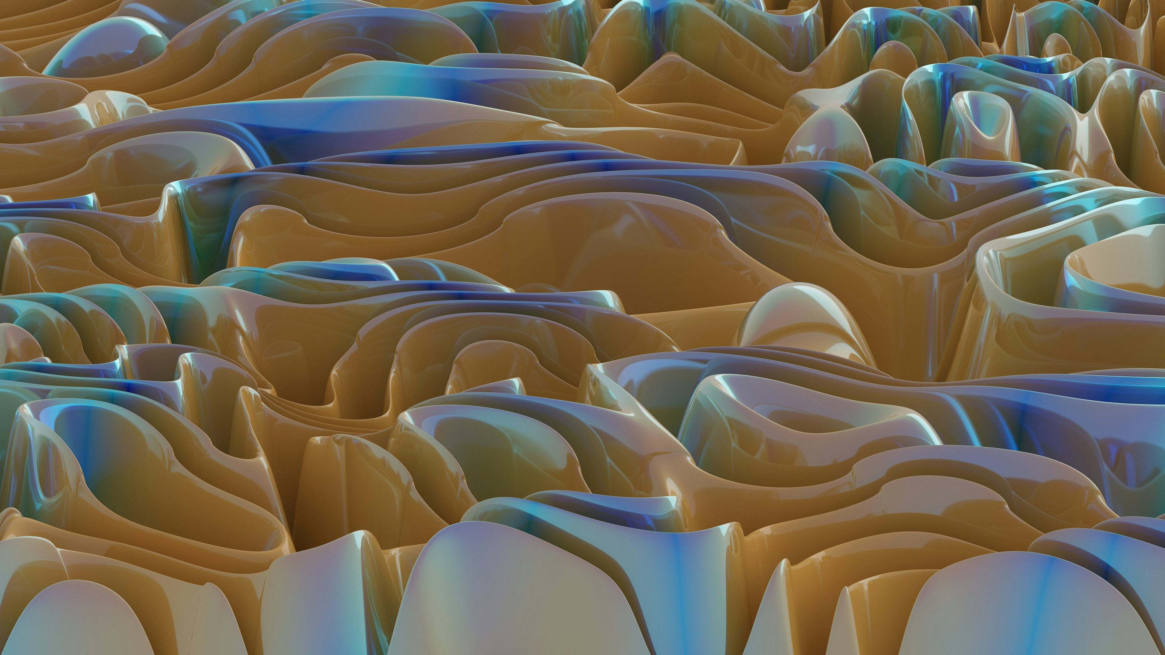 A computer generated image of a bunch of chairs photo – Free Art Image ...