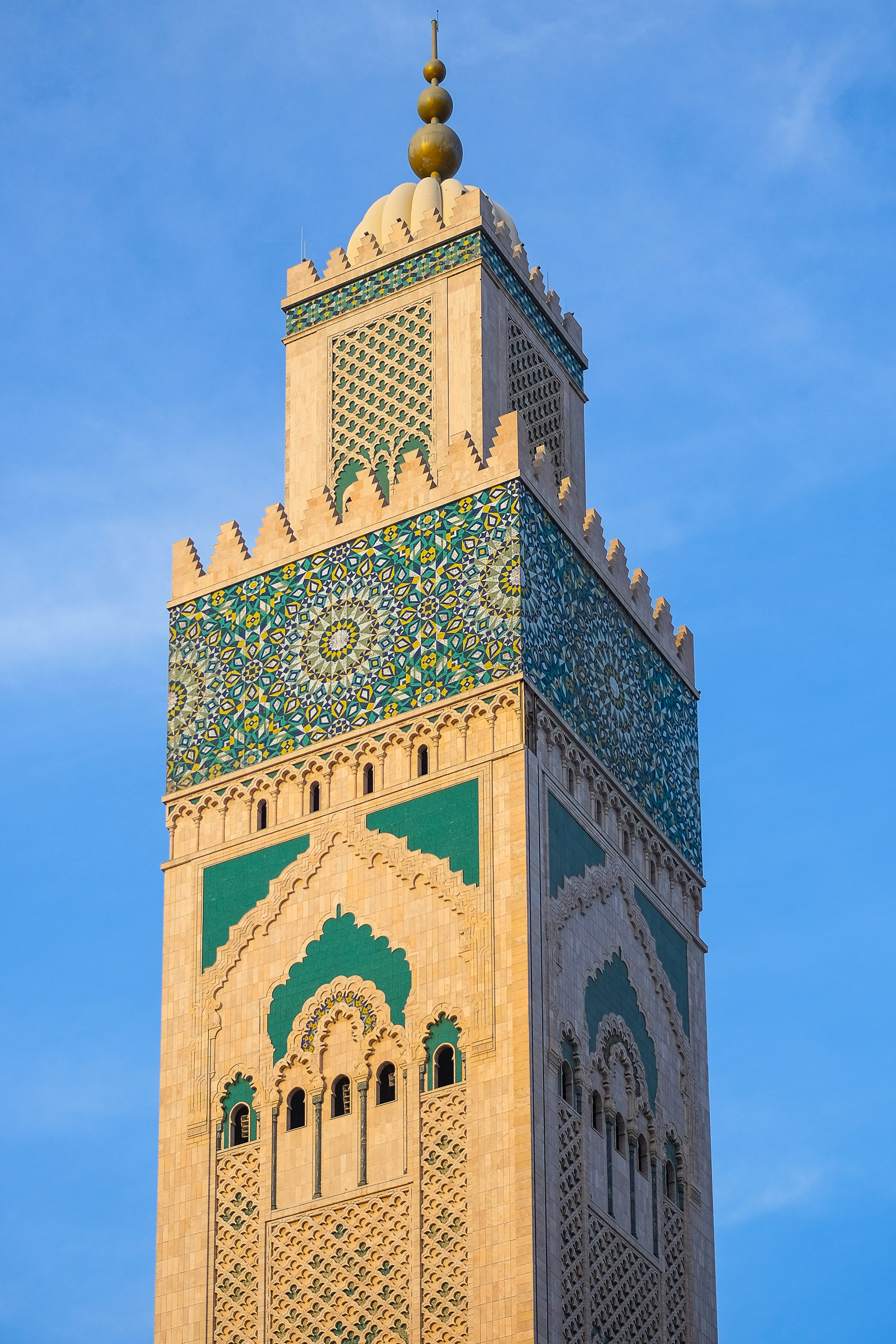 A tall tower with a clock on the top of it photo – Free Morocco Image ...