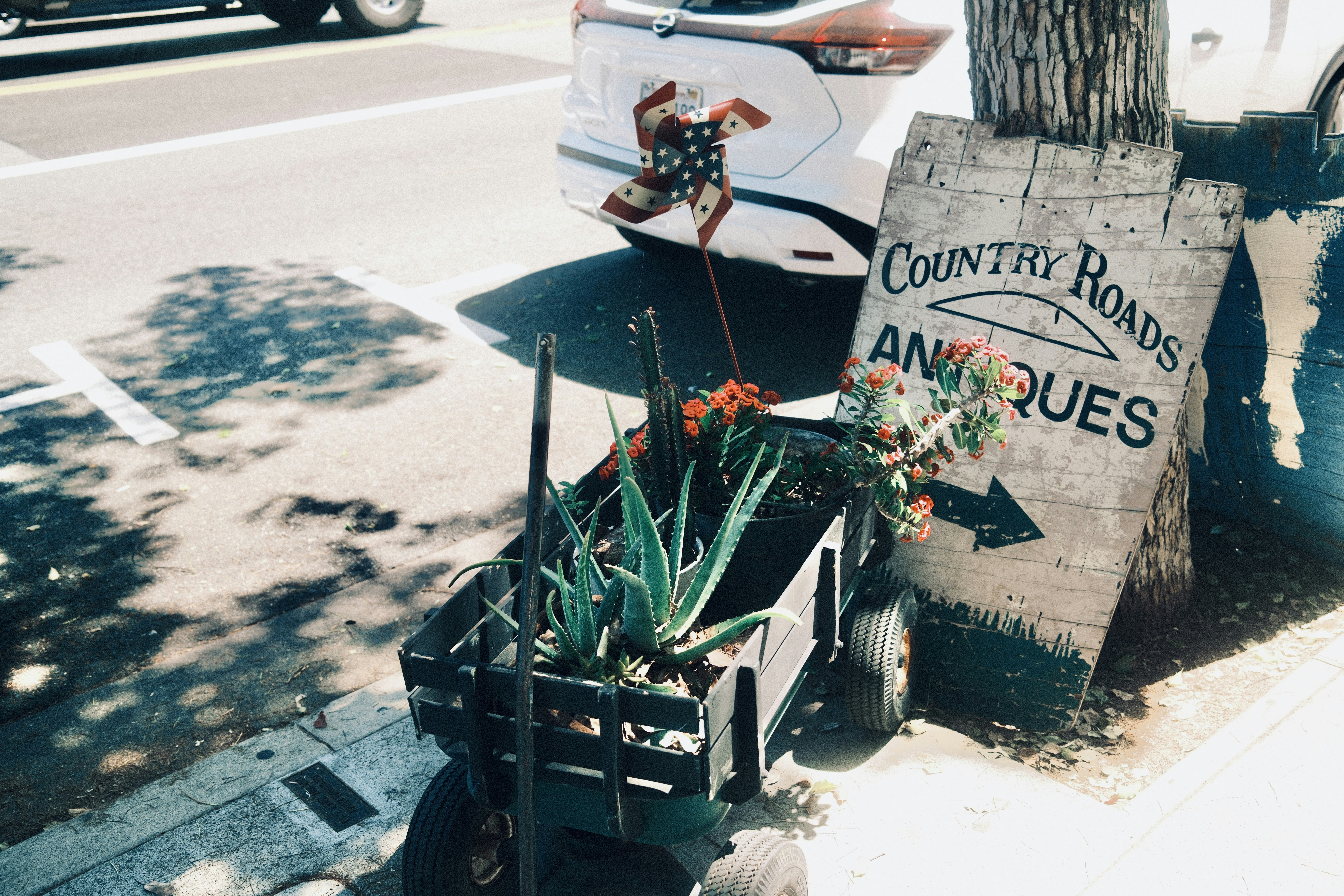 Vintage Charm on a Sunny Street