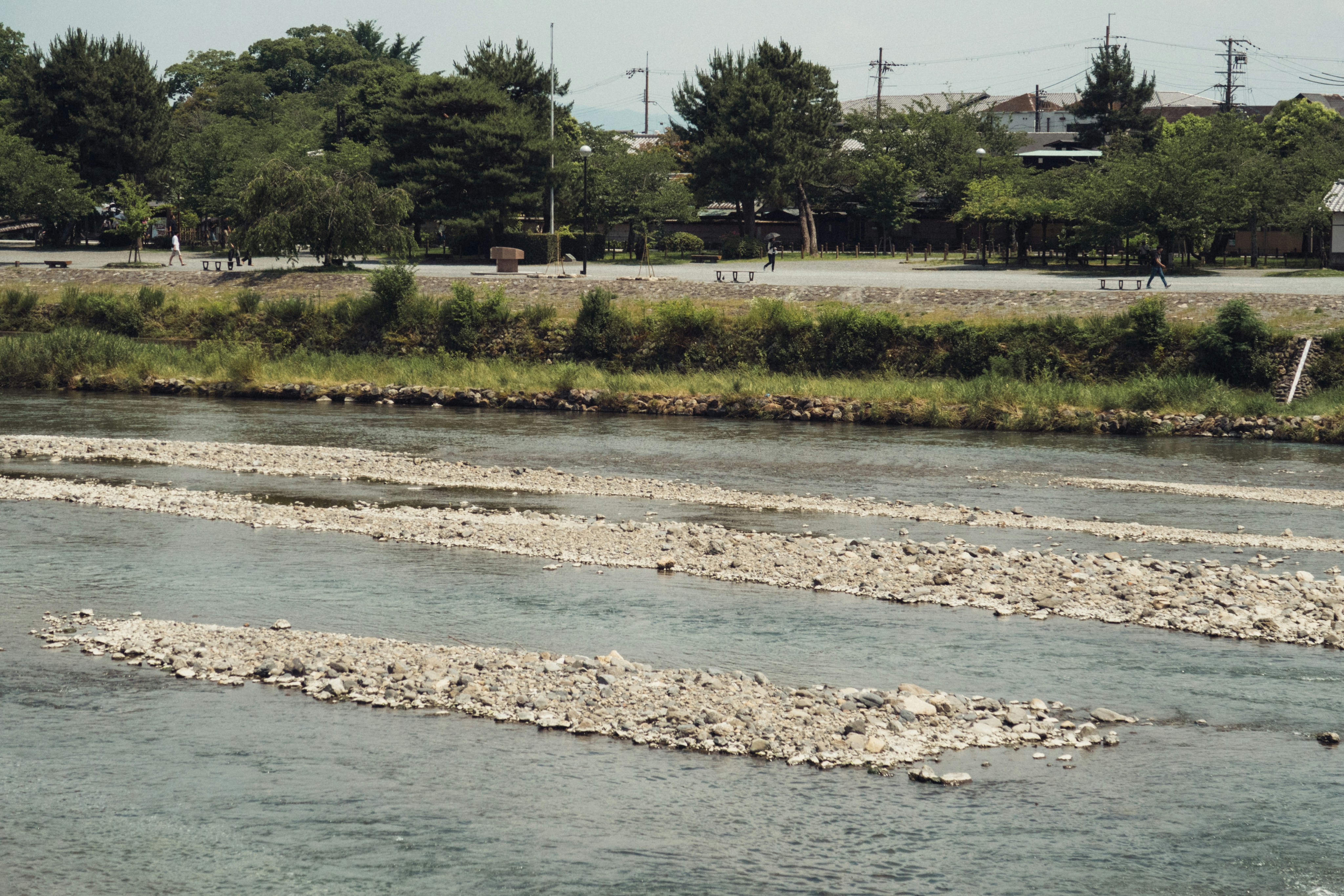 Gravel Steps Across a Quiet River