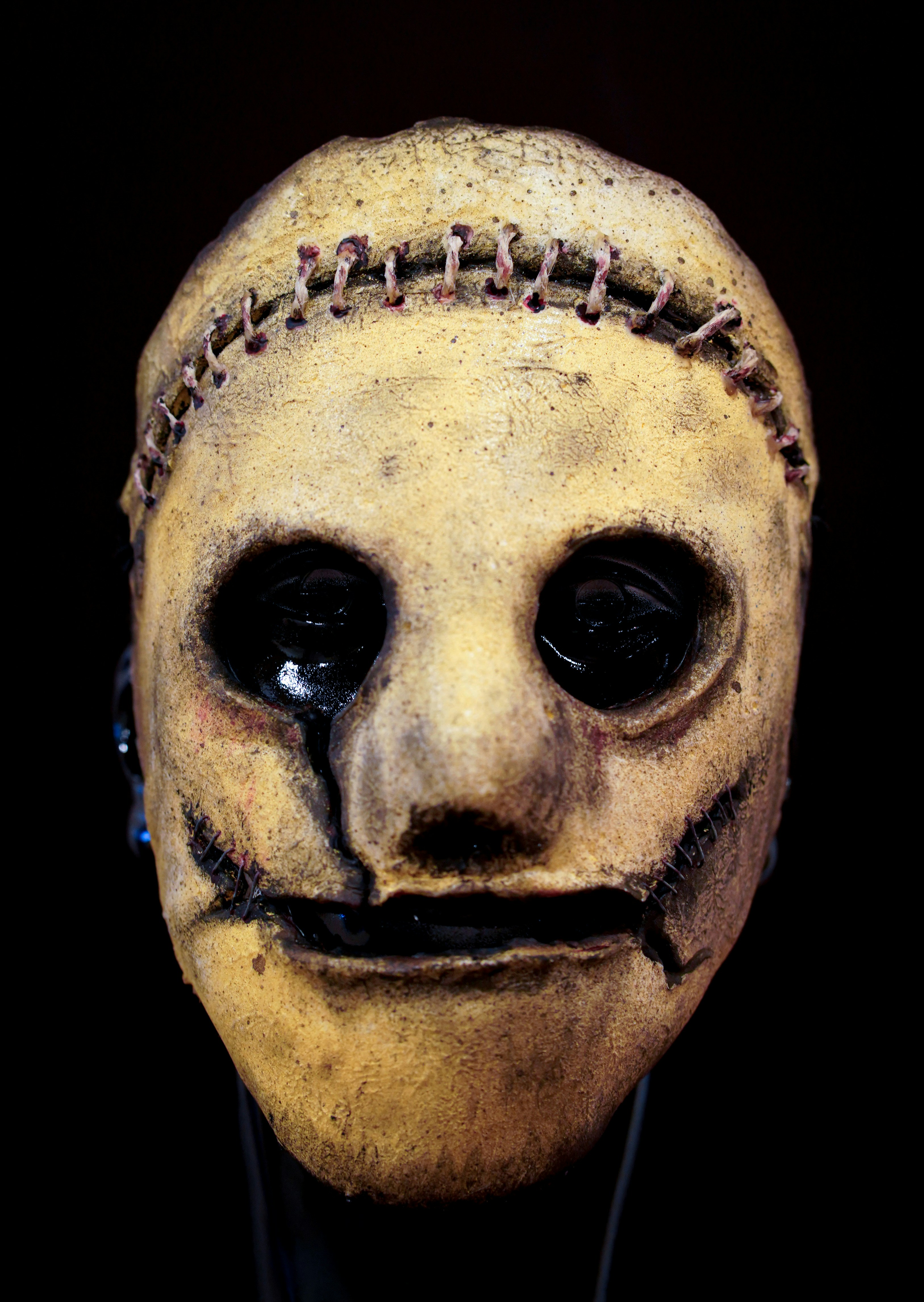 A creepy mask with a mustache and moustache photo – Free Halloween ...