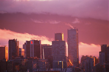 Urban Silhouettes at Sunset