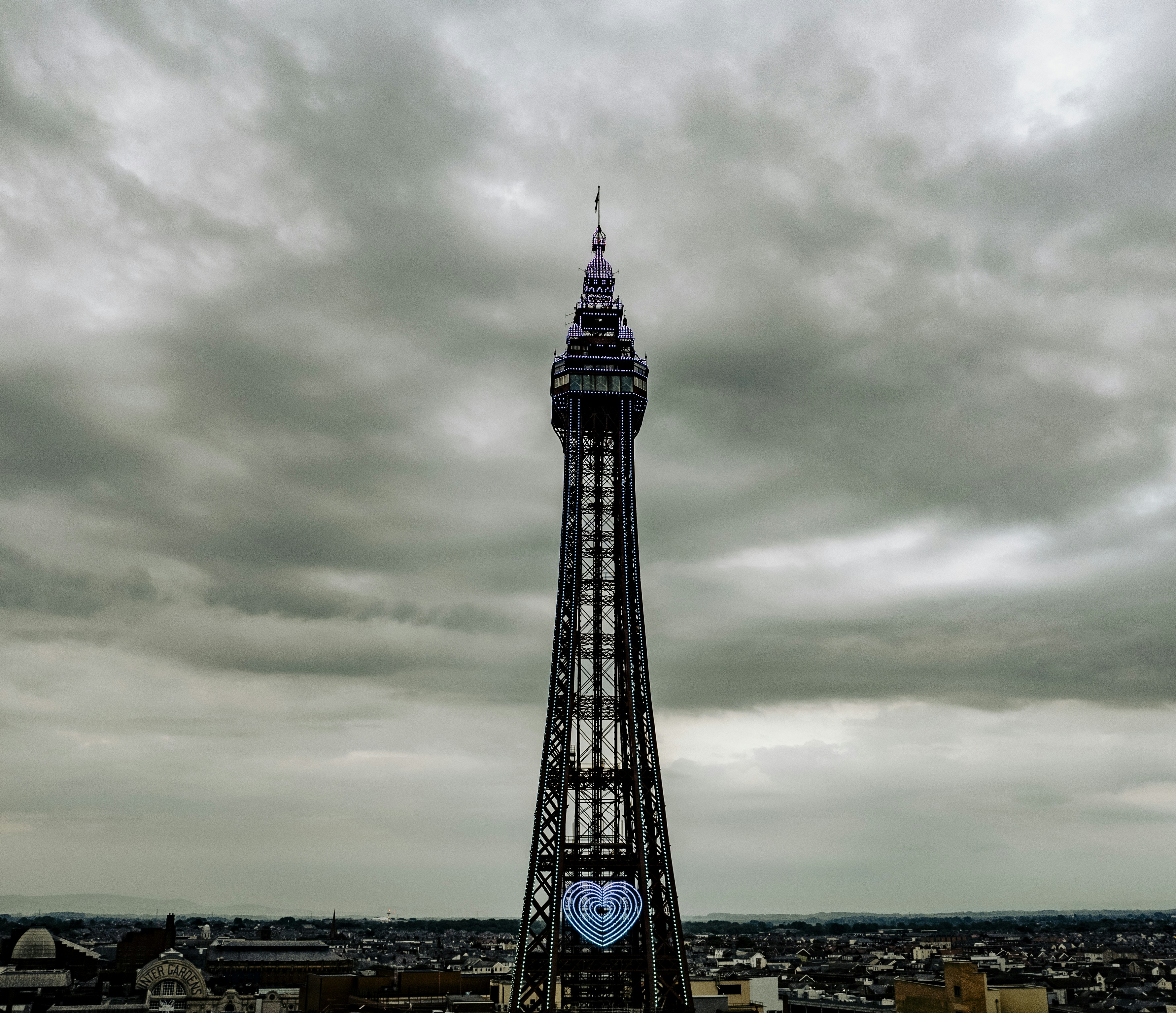 Heart of the City: A Tower Under Moody Skies
