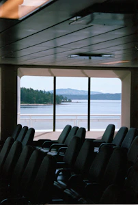 Serene Passage Through Panoramic Windows