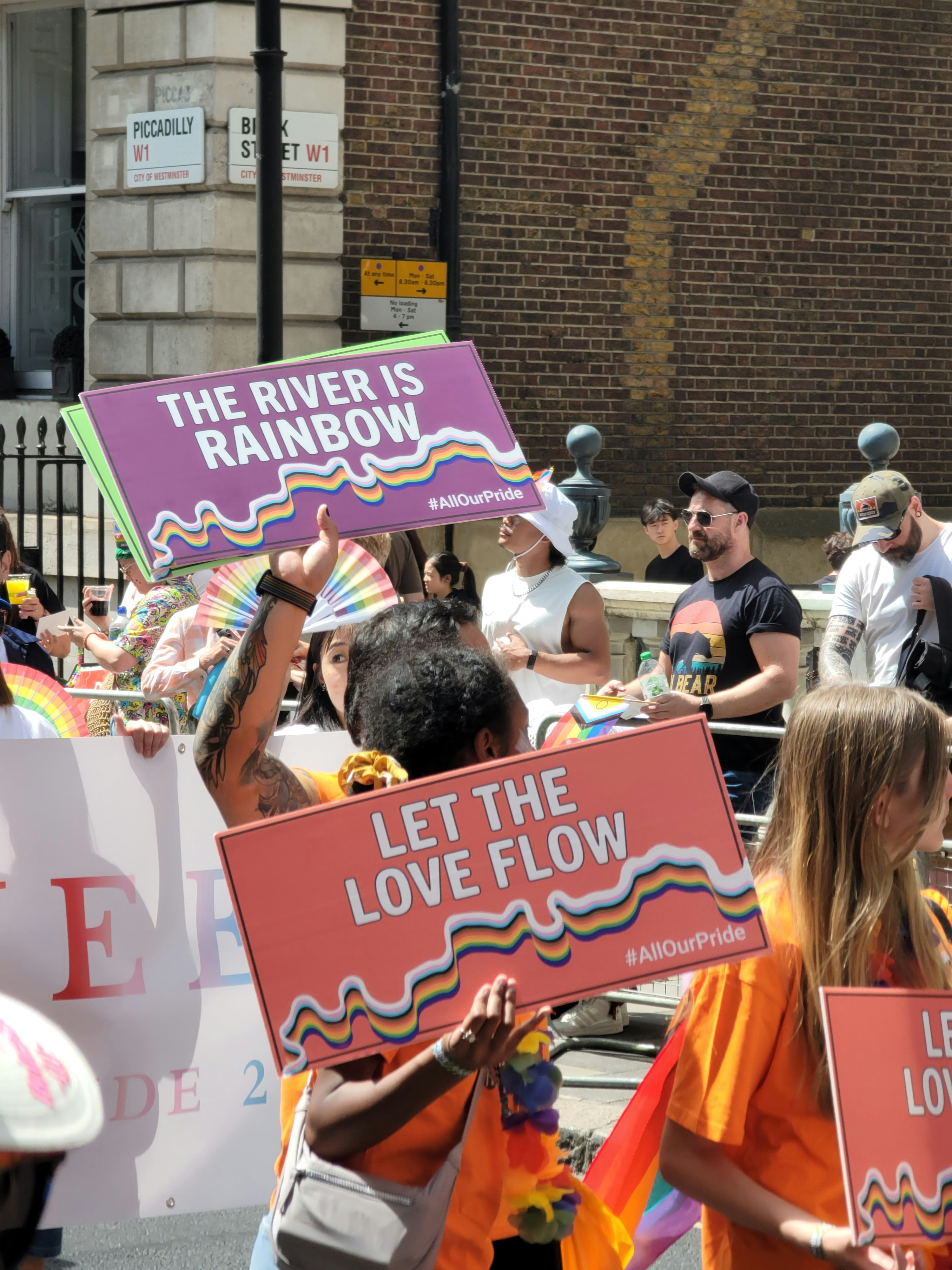 Rainbow Banner Rally: Let the Love Flow