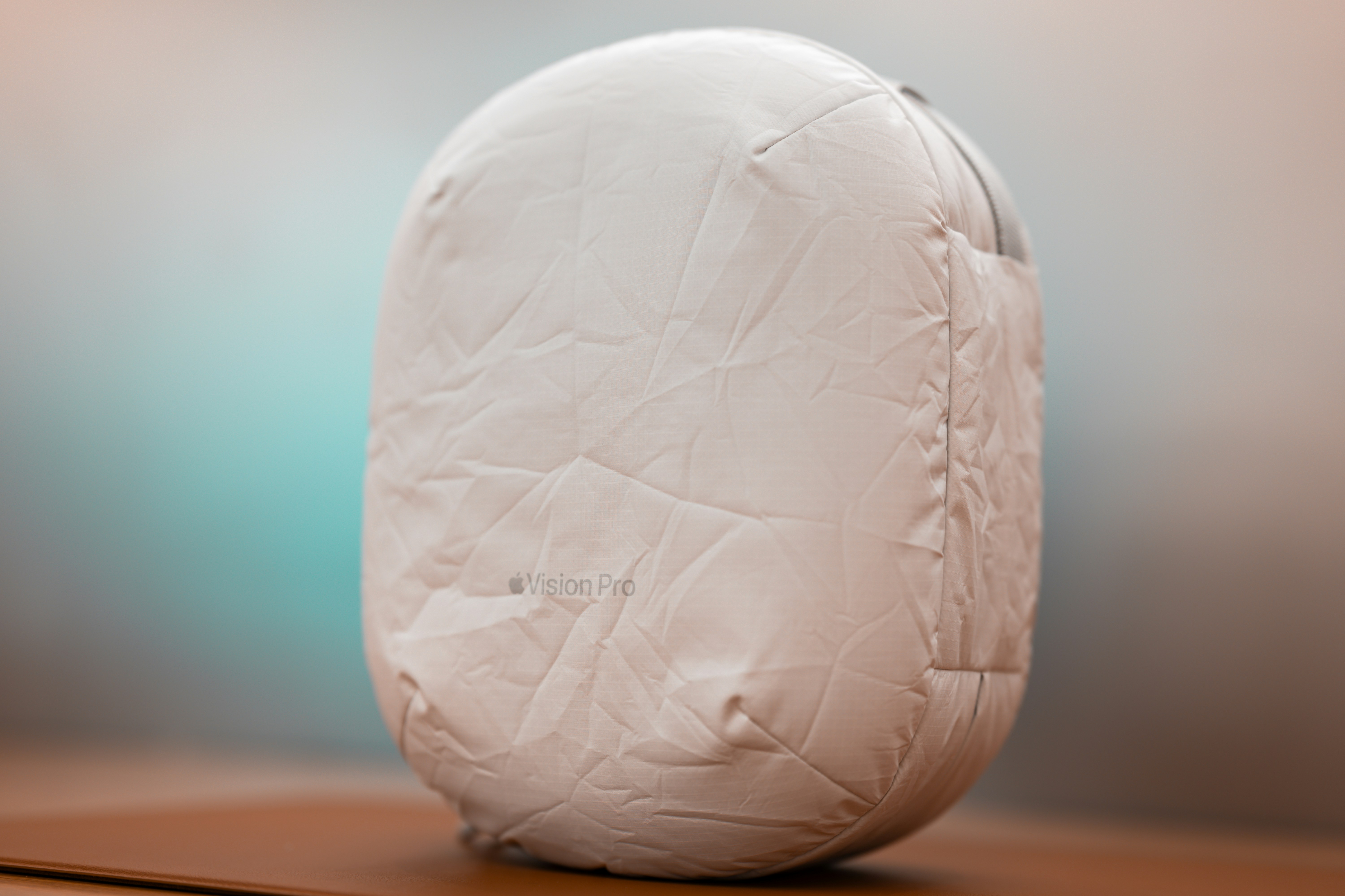 Wrapped Cylinder in Soft Focus: A Quiet Desk Object