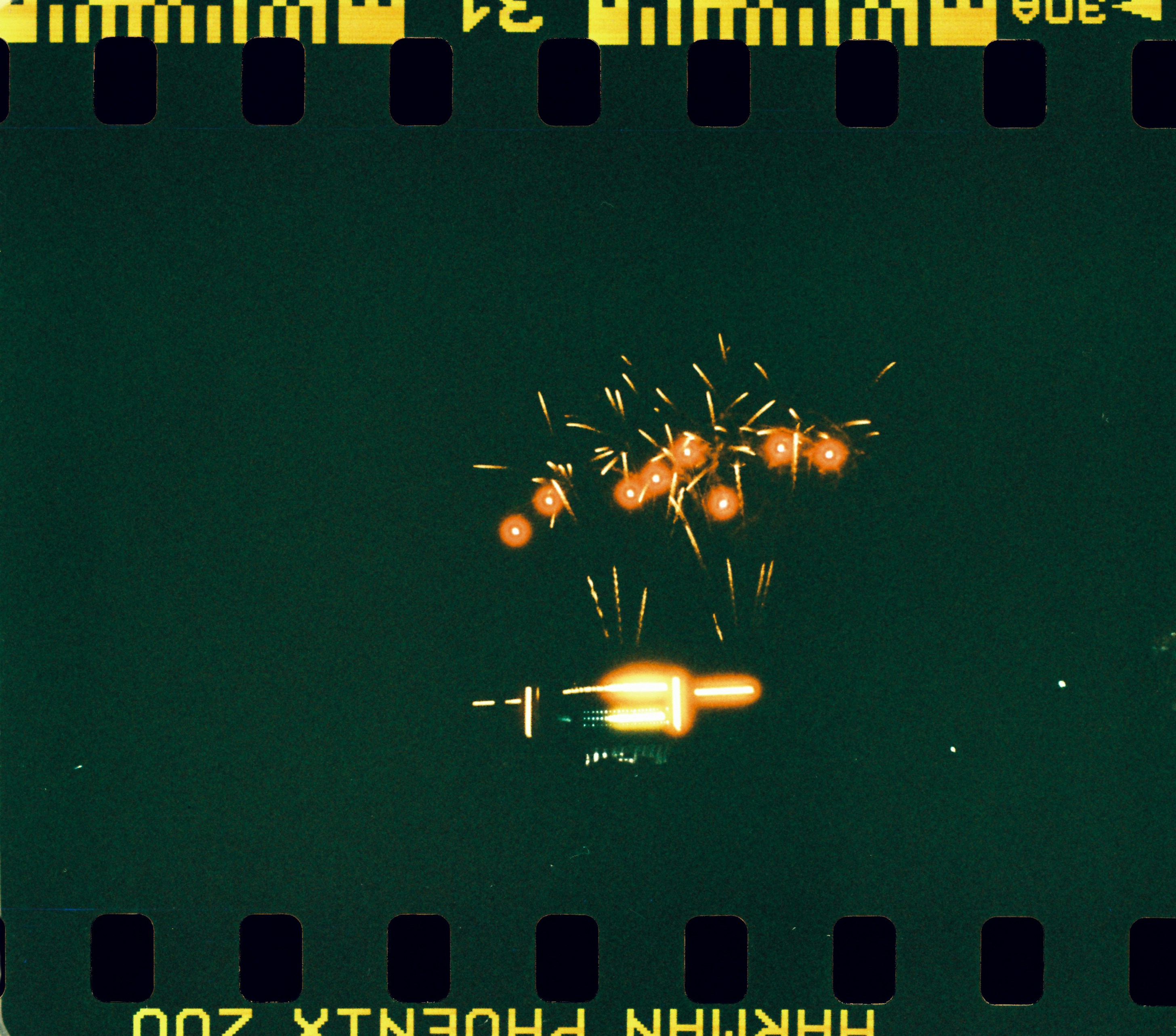 A film strip with a picture of fireworks photo – Free Milan Image on ...