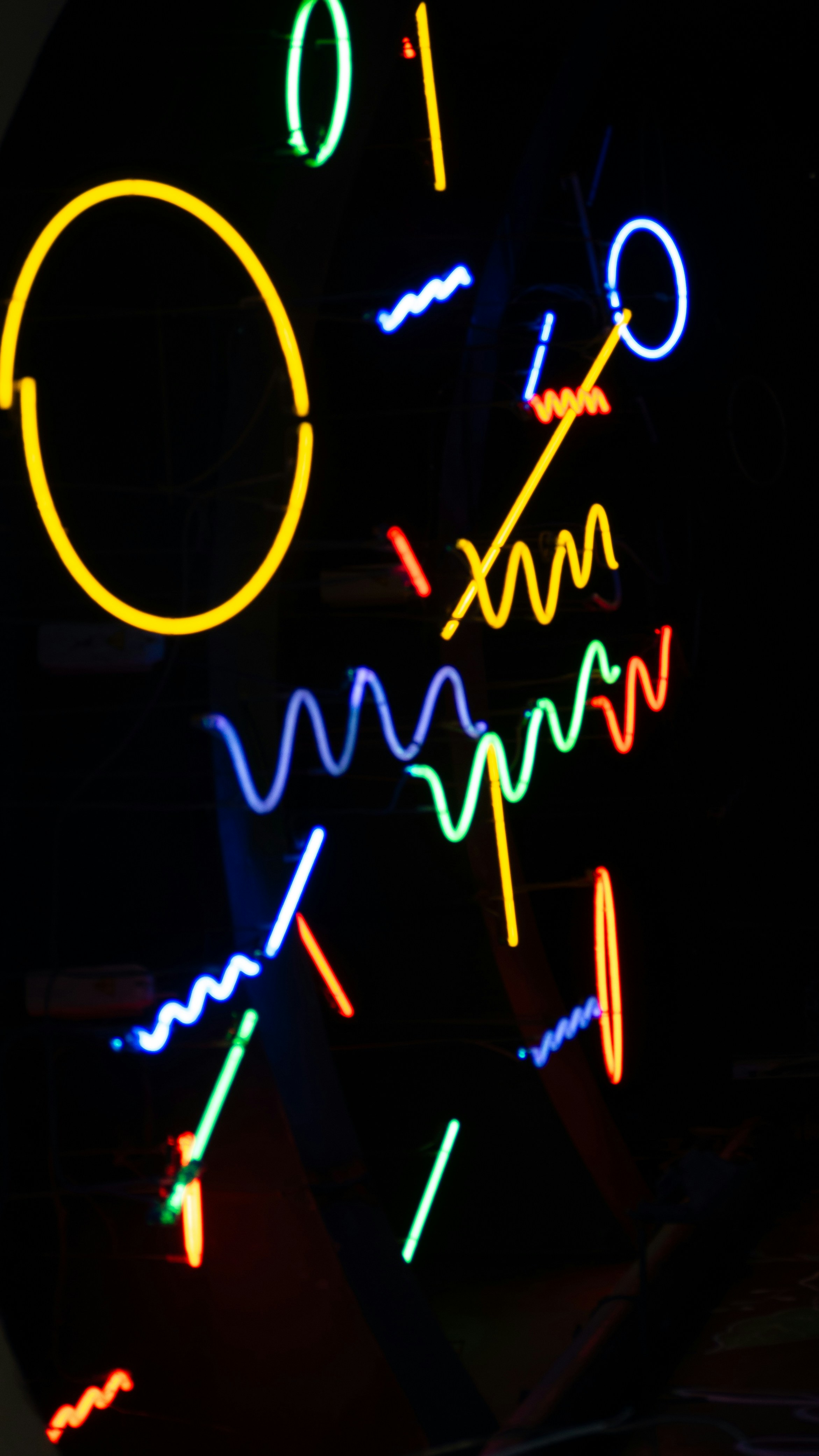 Neon Symphony: A Dance of Light and Color