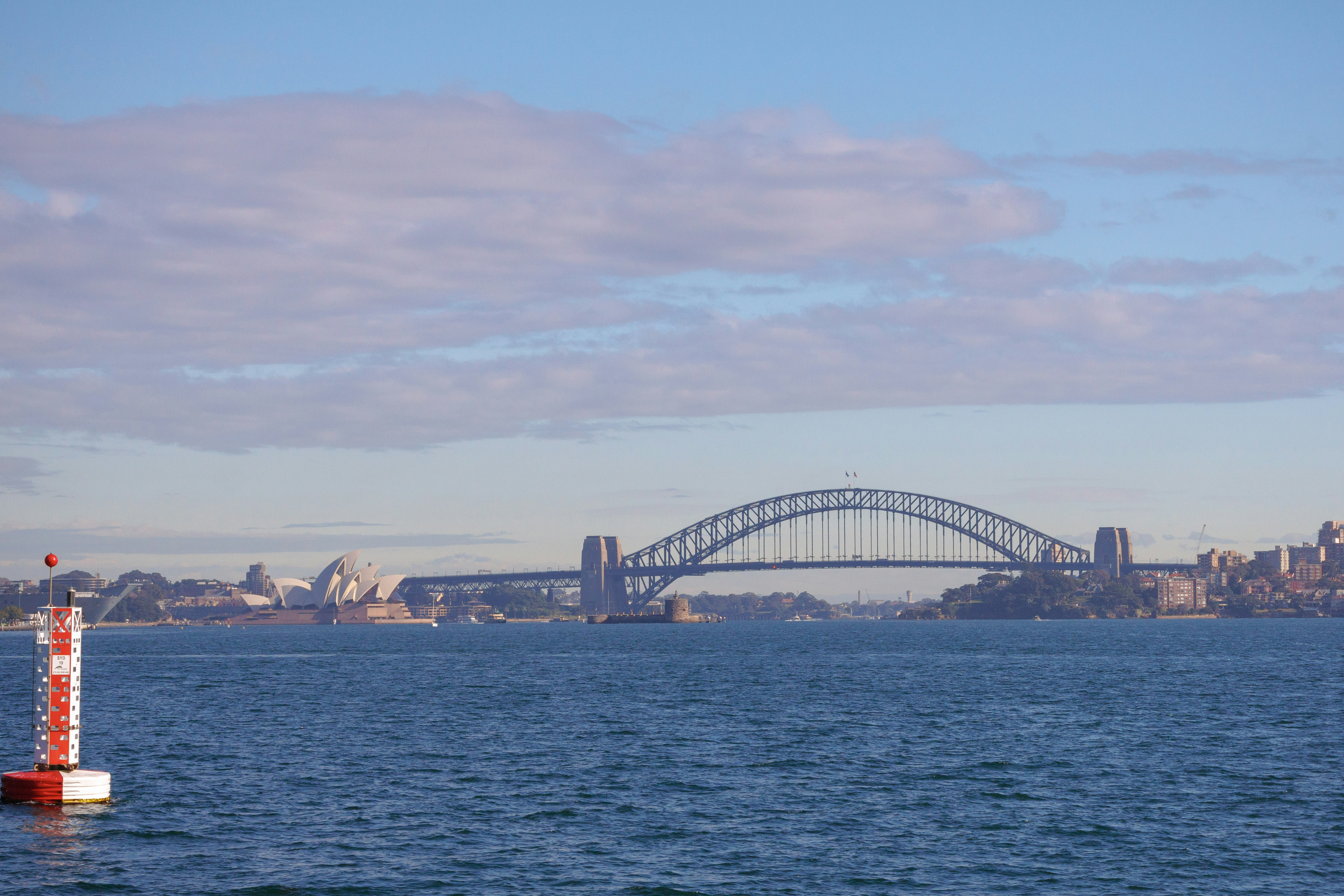 Crossing the Harbour: Sydney’s Bridge on a Calm Day