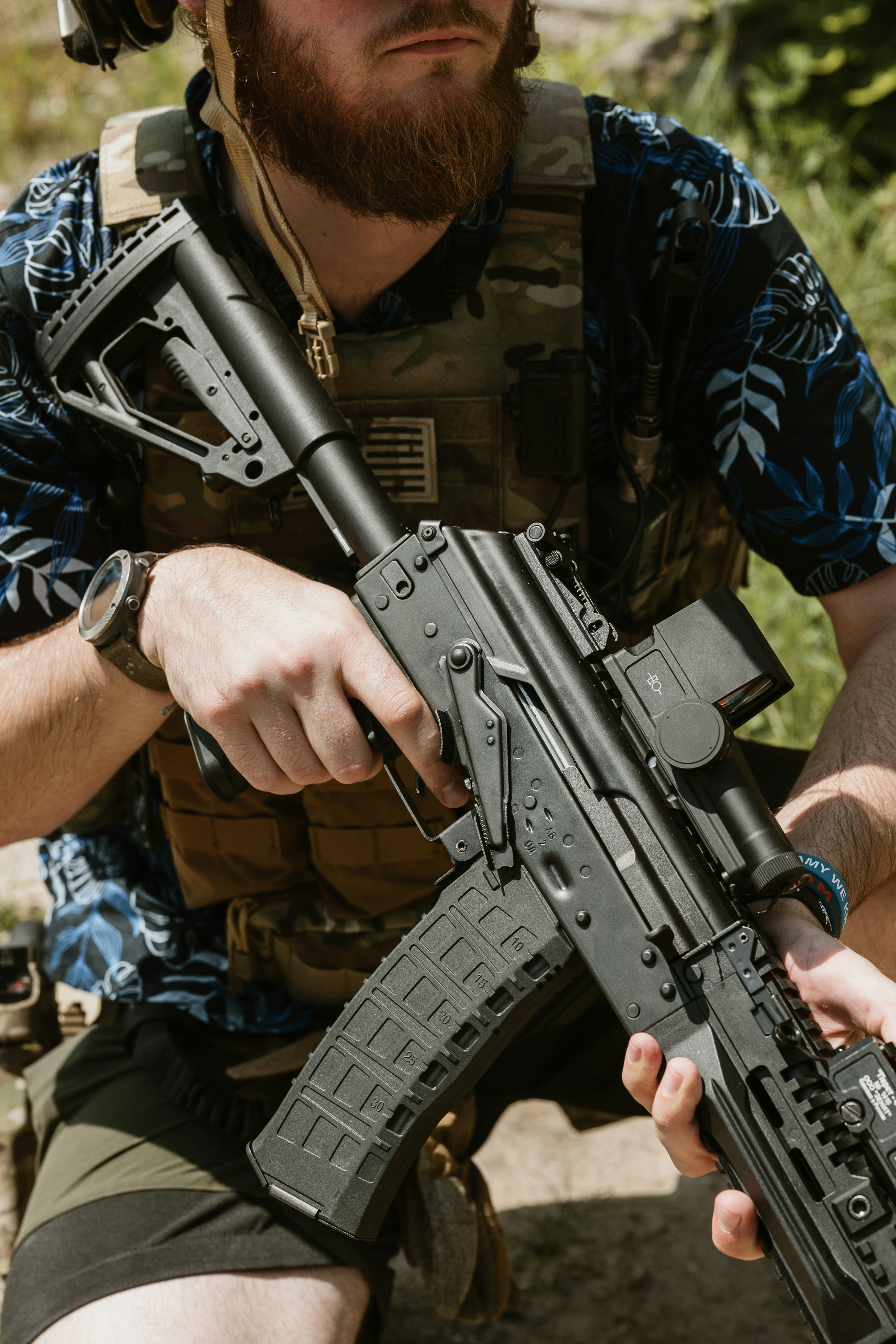 A man with a beard holding a rifle photo – Free Arcturus Image on Unsplash