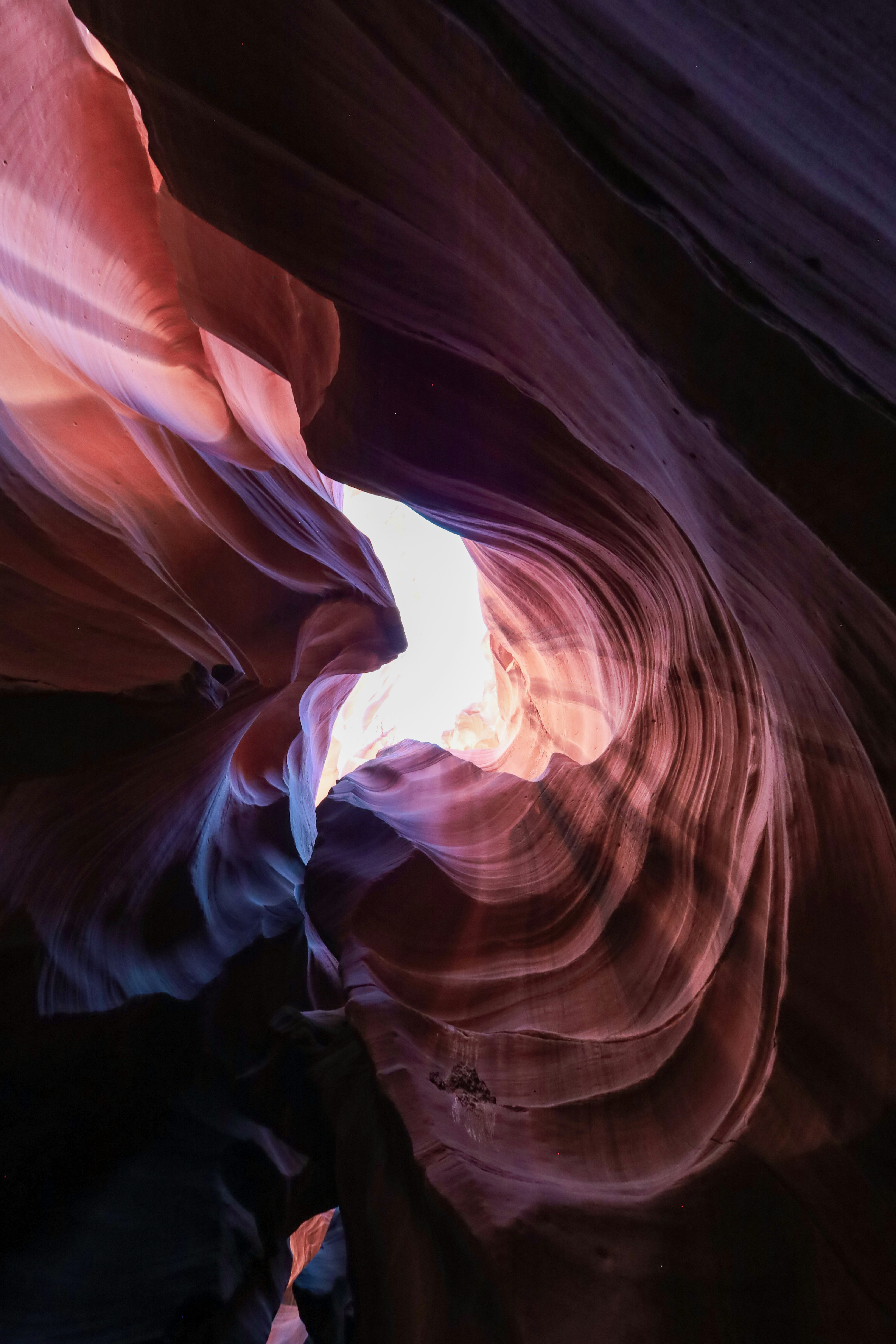 A view of the inside of a slot in a canyon photo – Free Arizona Image ...