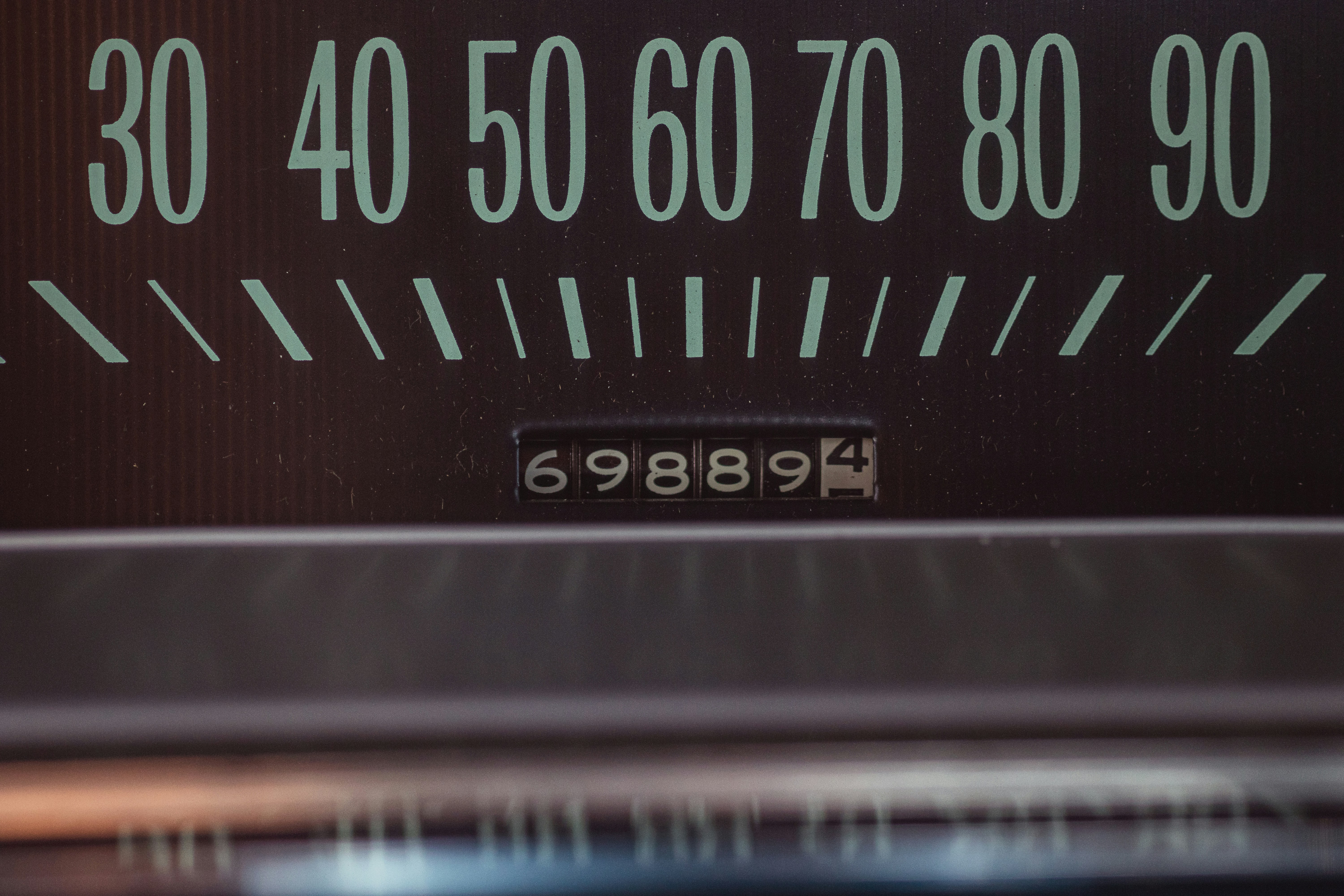 A close up of a speedometer with numbers on it photo – Free Car Image ...