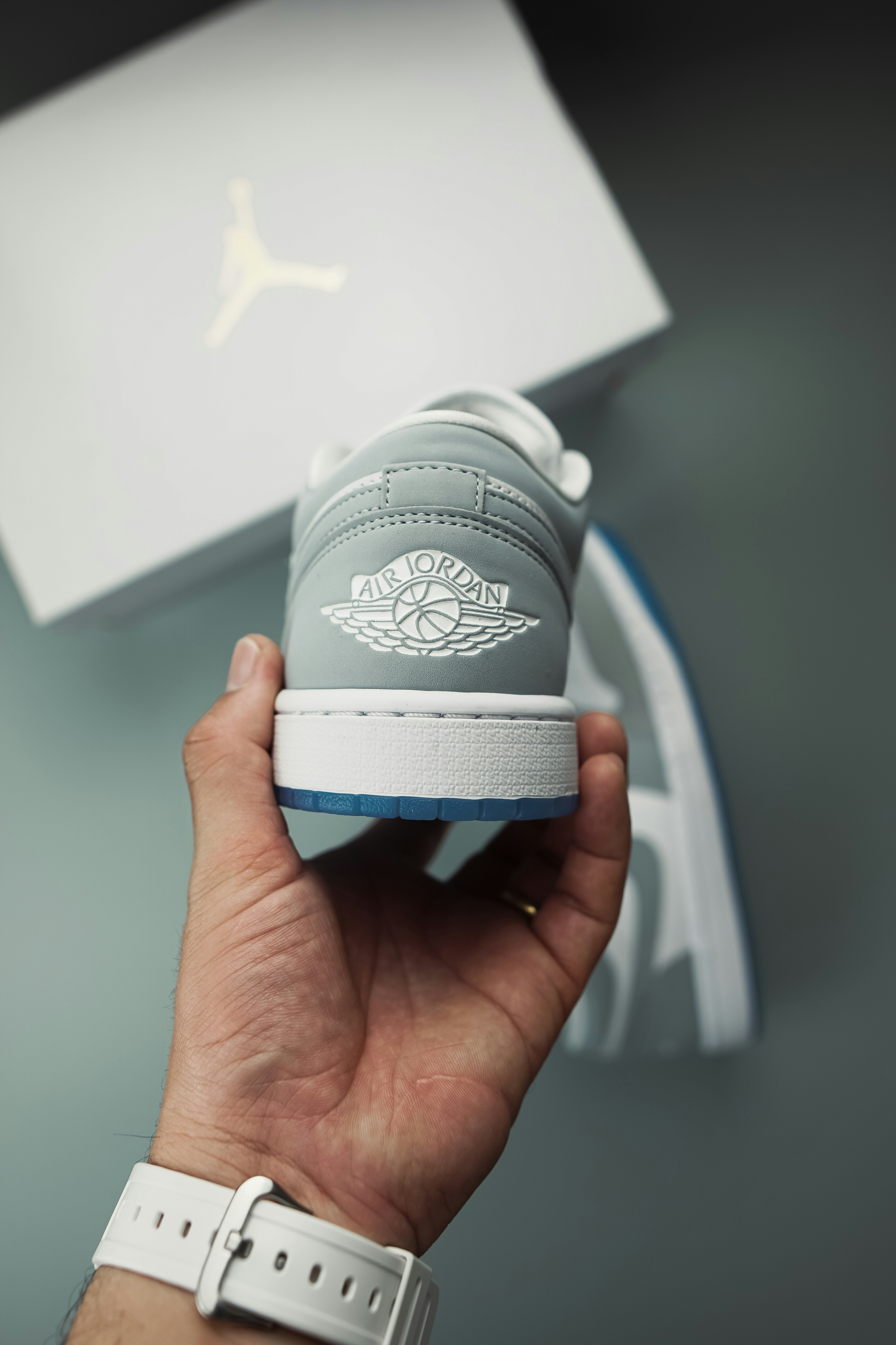 Wolf Grey Nike Air Jordan 1 Low
