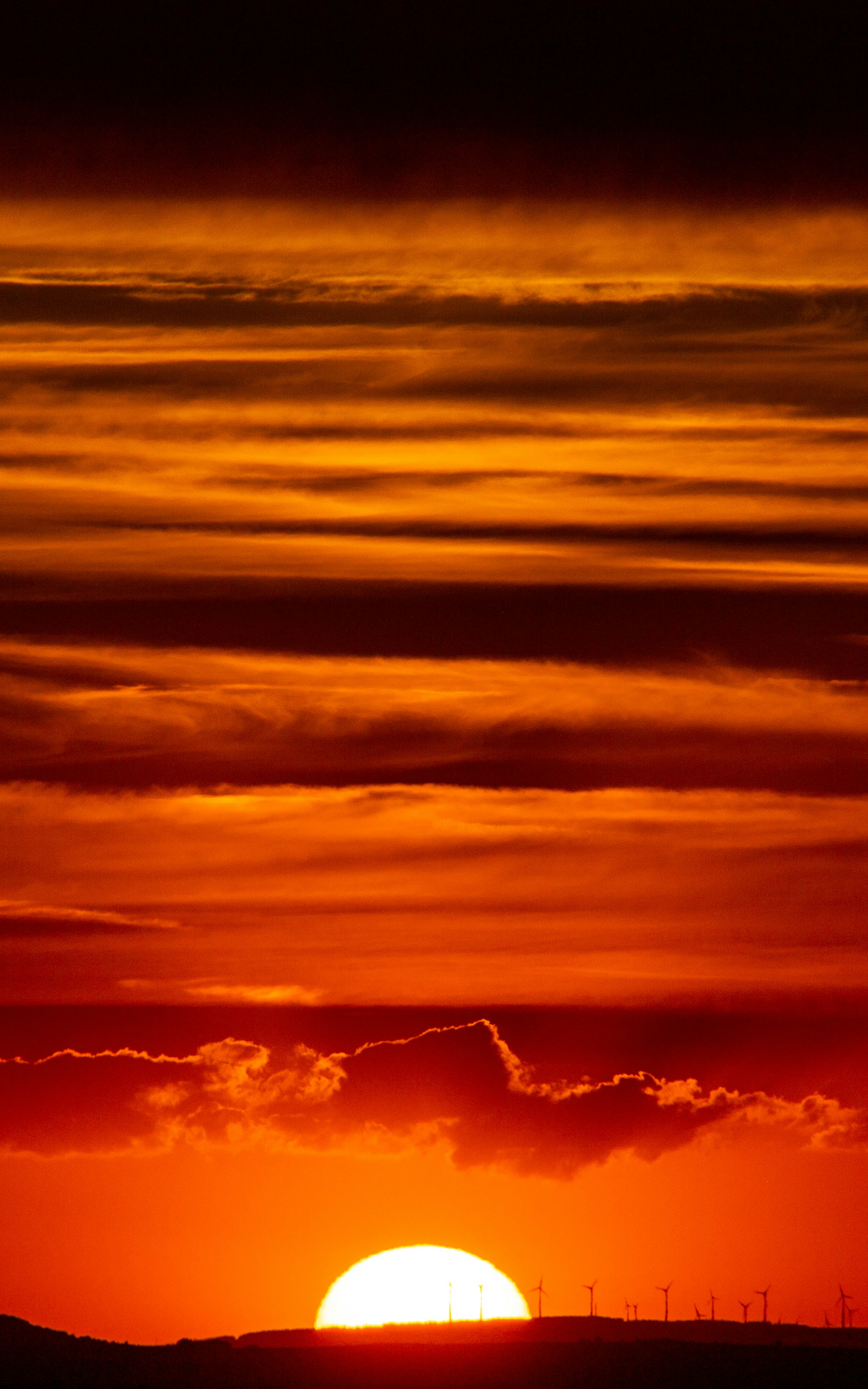 The sun is setting over the horizon of the horizon photo – Free 69469 ...