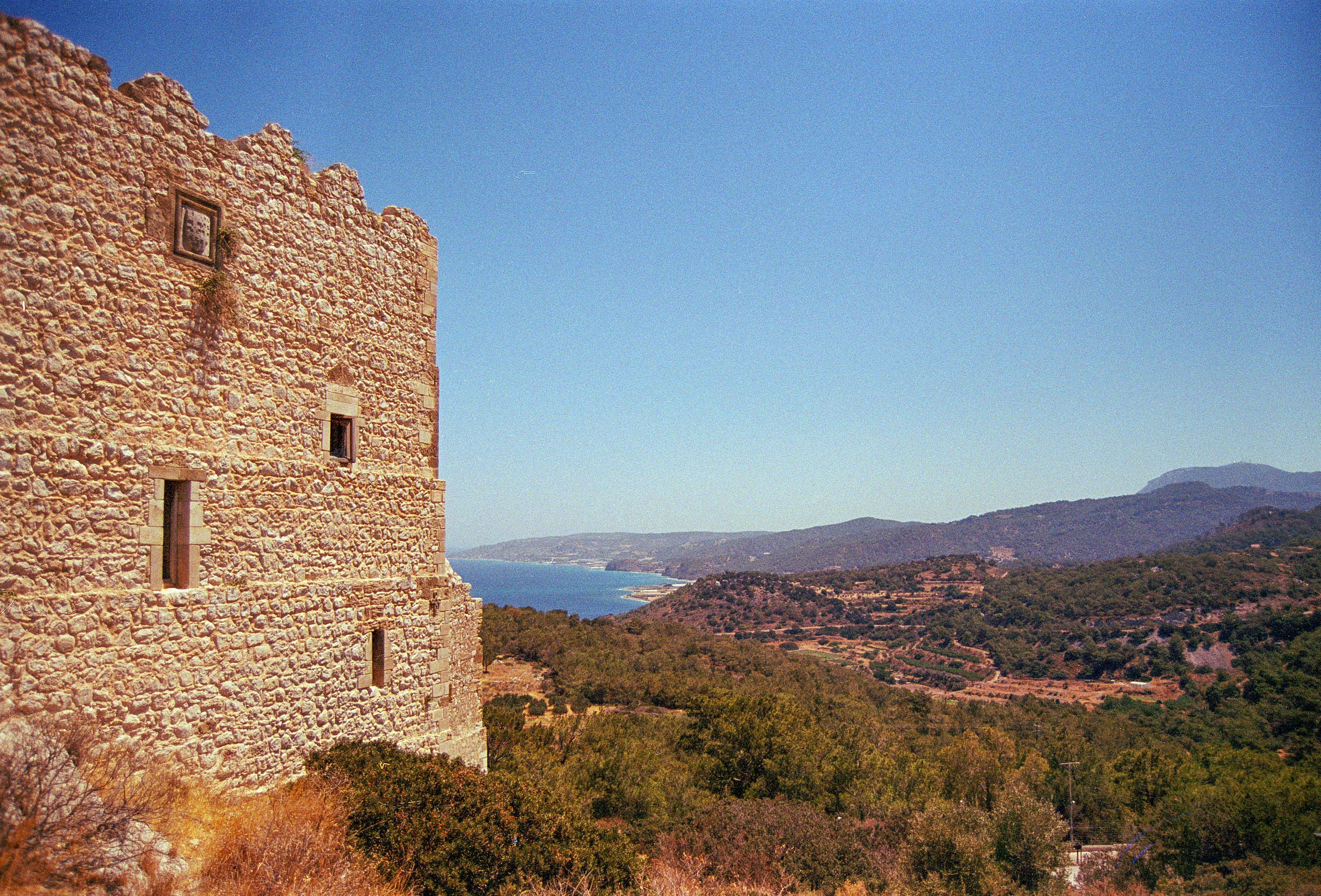 Stone Bastion Over the Azure Coast