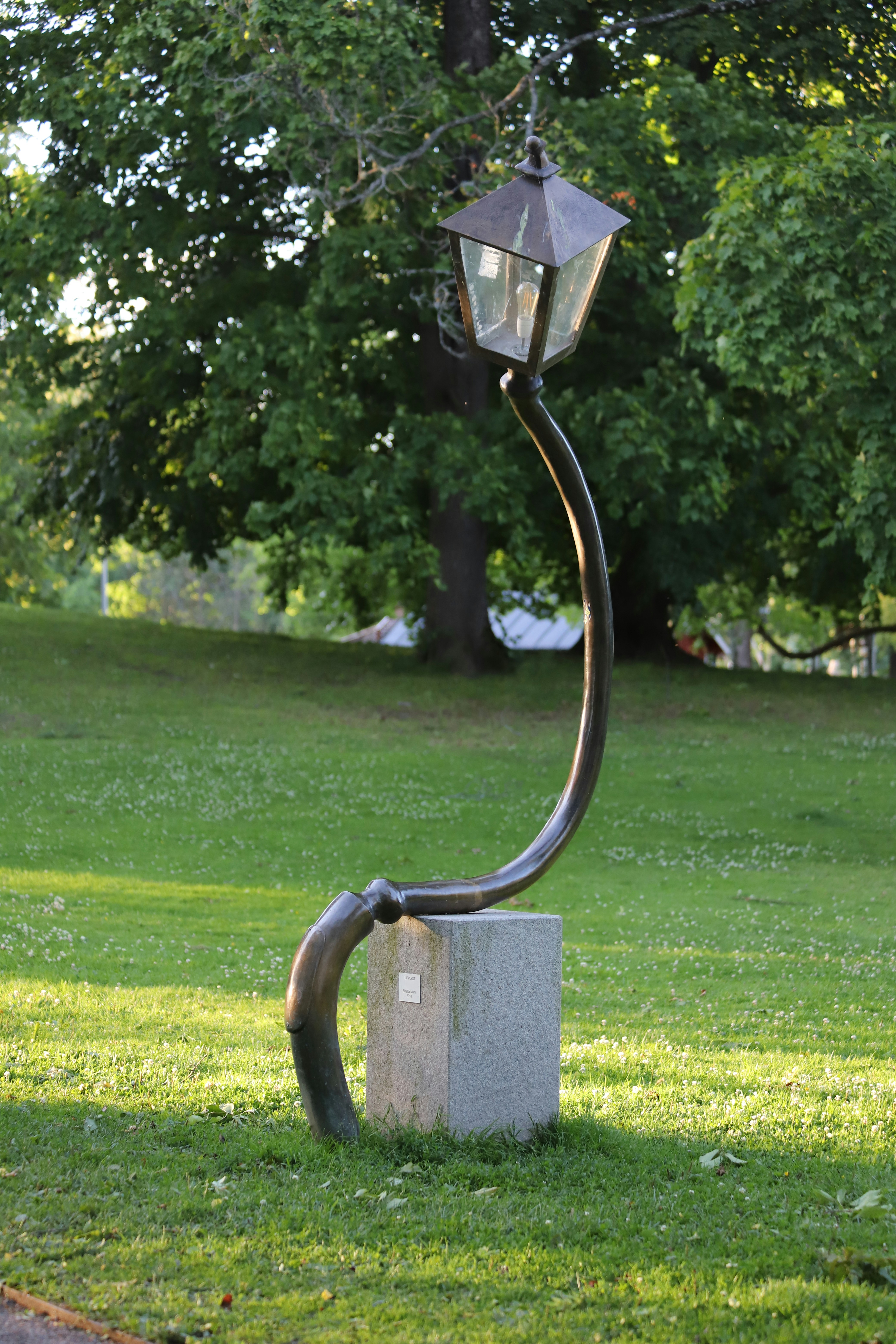 Lamp post in the City park, Örebro