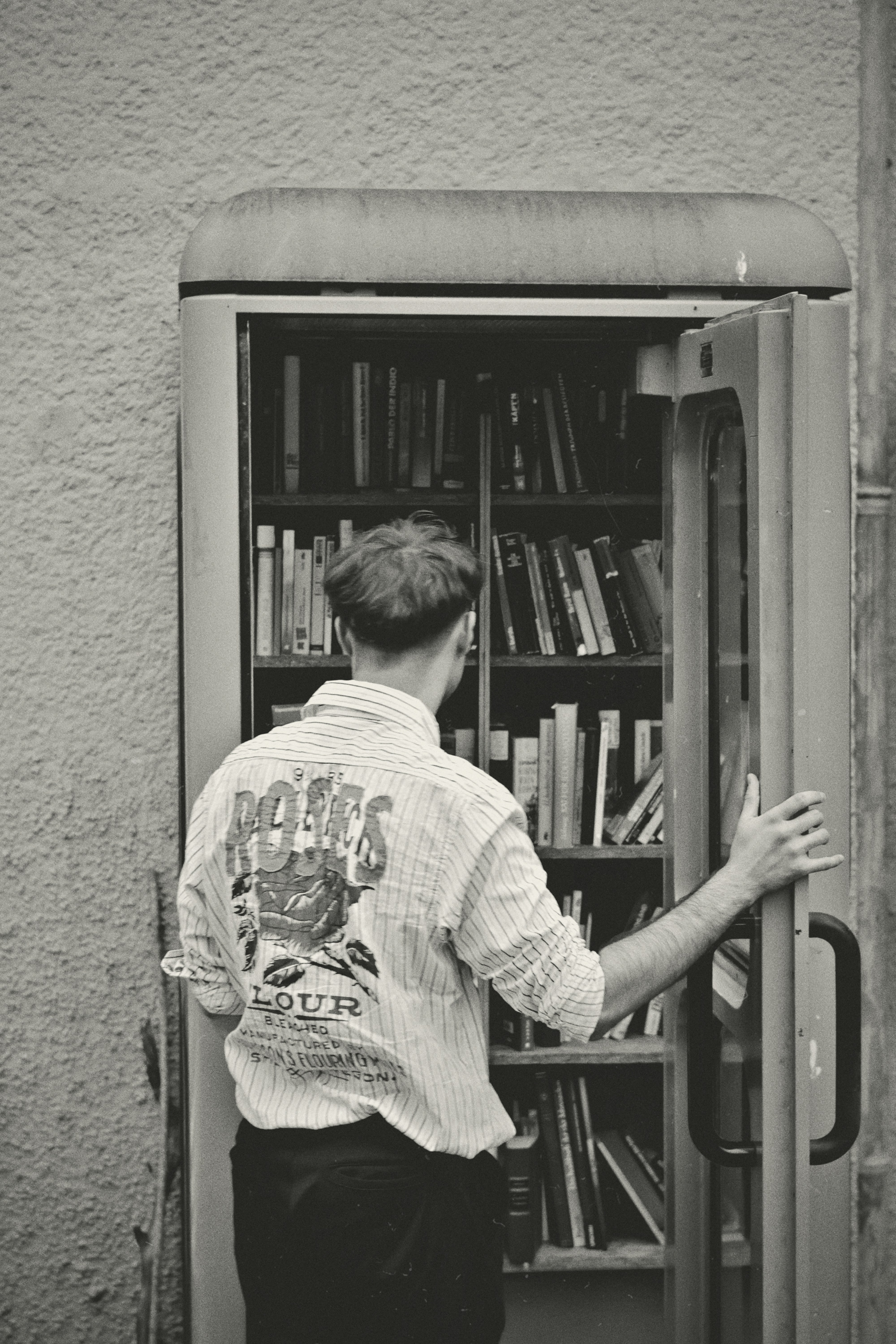 Library Doorway: A Quiet Exit into Knowledge