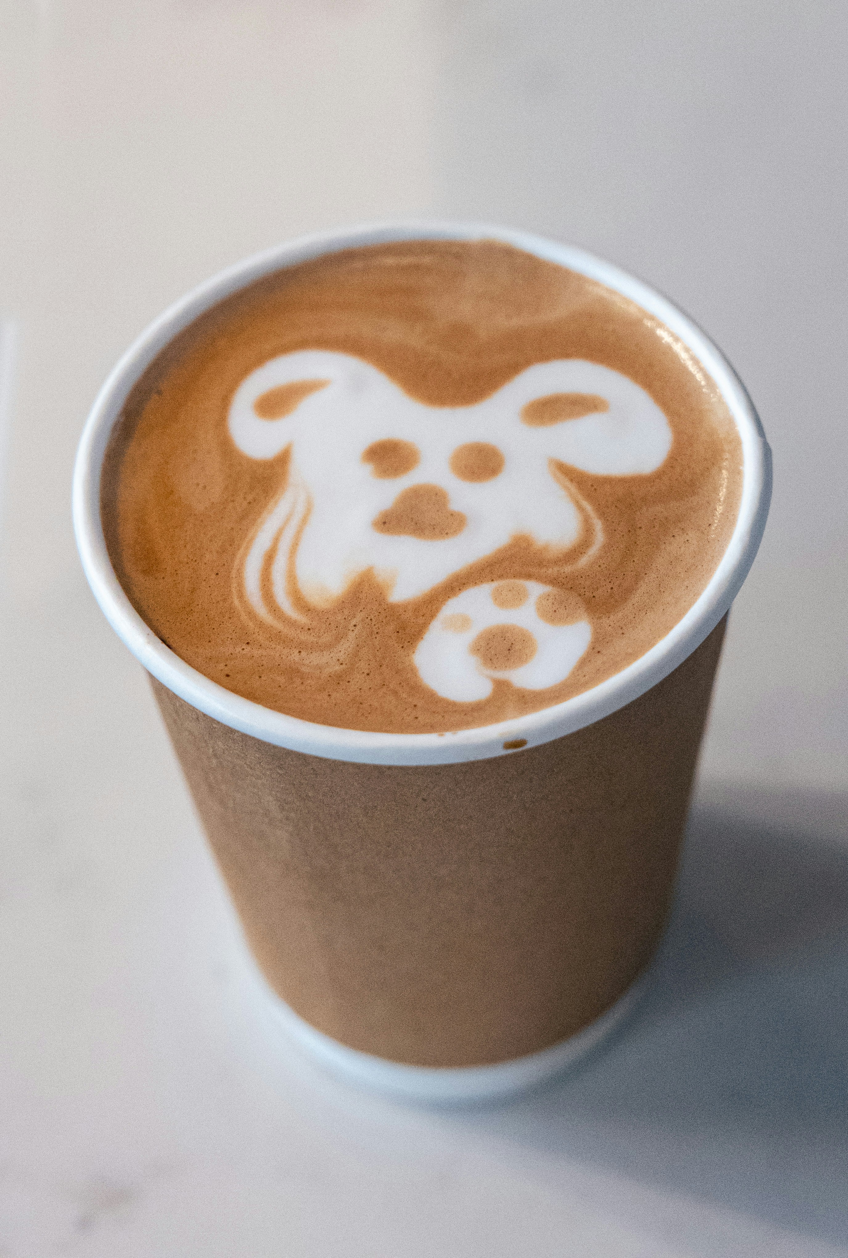  Latte Art Panda: A Steaming Cup with a Playful Face