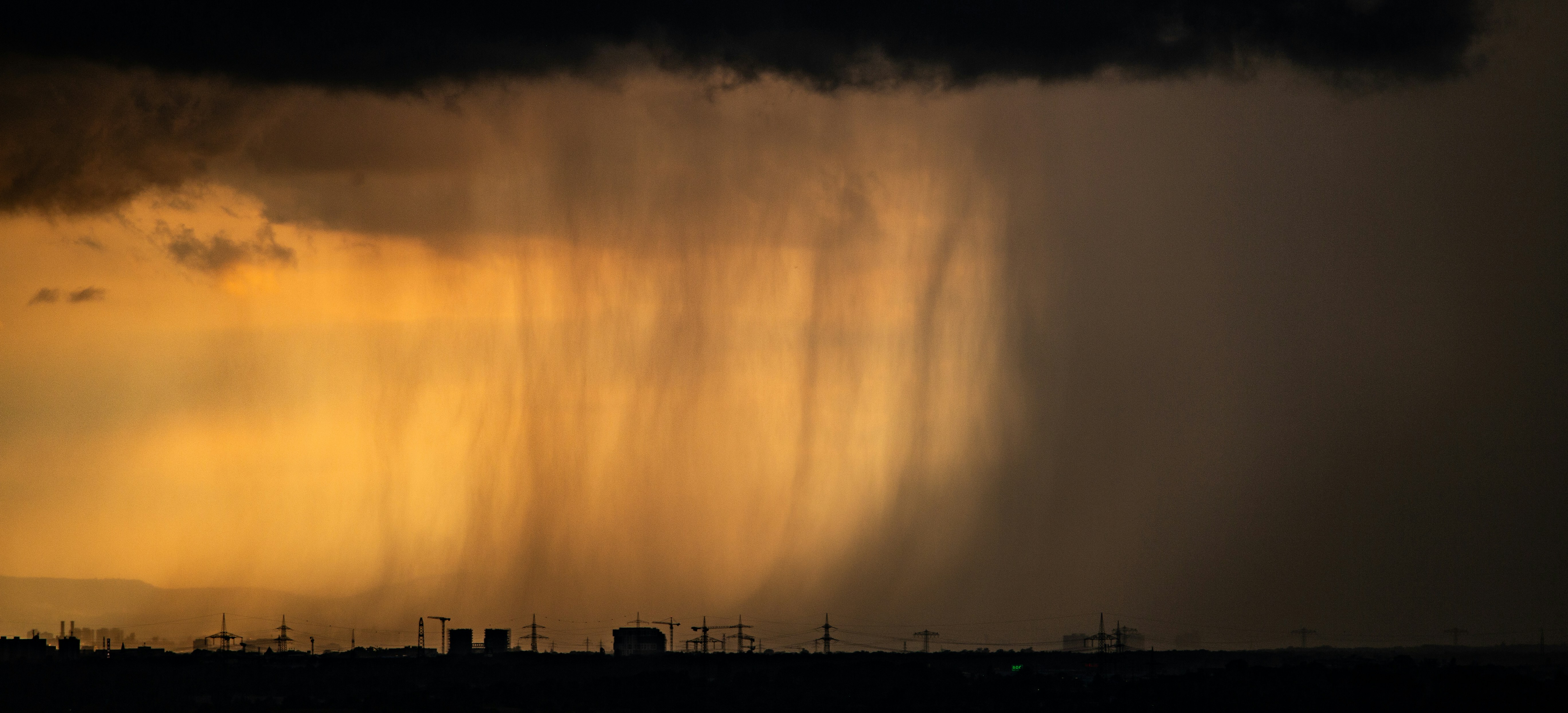 A storm is coming in over a field photo – Free 69 weinheim Image on ...
