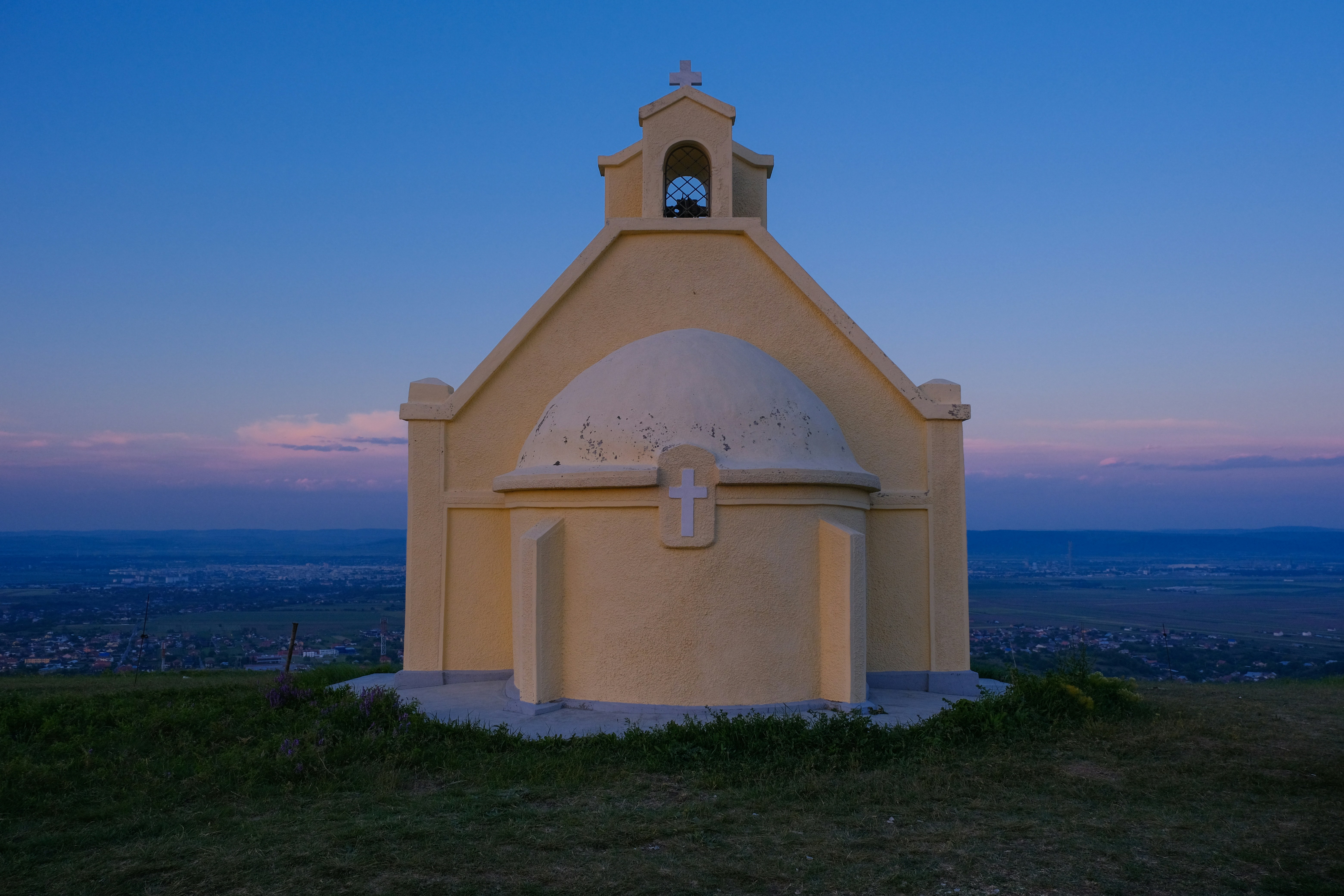 Twilight Serenity at the Hilltop Chapel