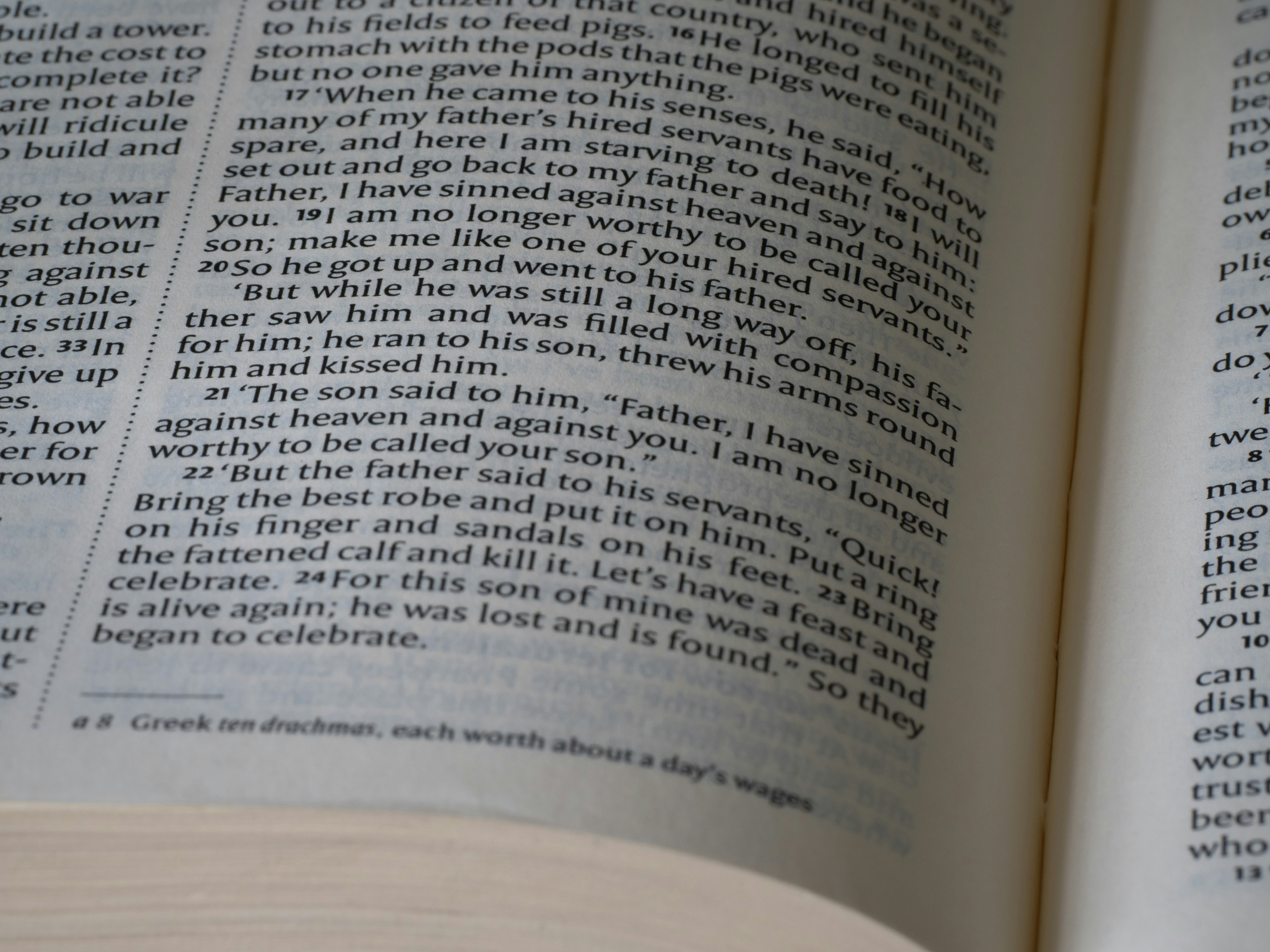 A close up of an open book with text photo – Free Reading Image on Unsplash