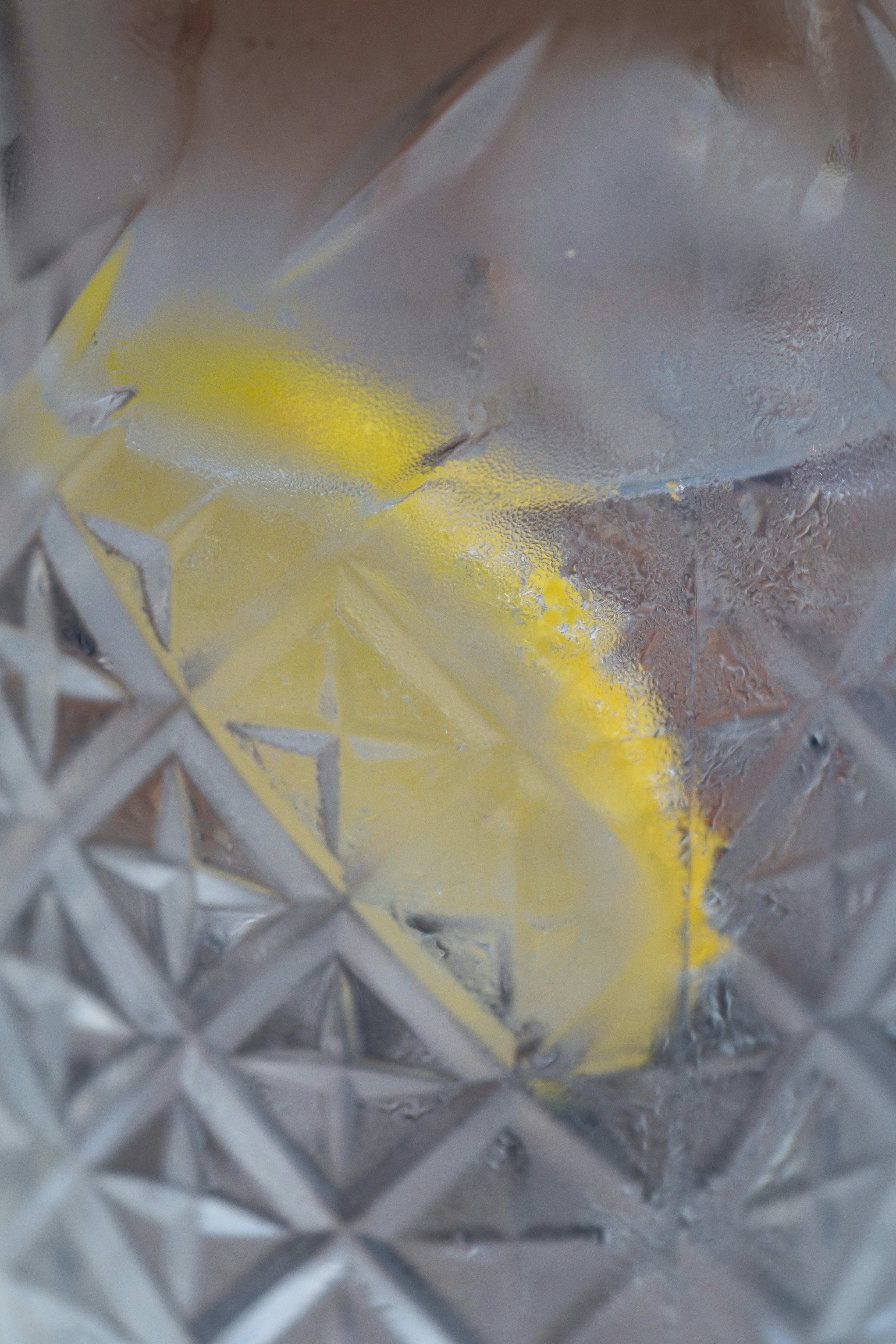 Lemon Glow Through Diamond Frost