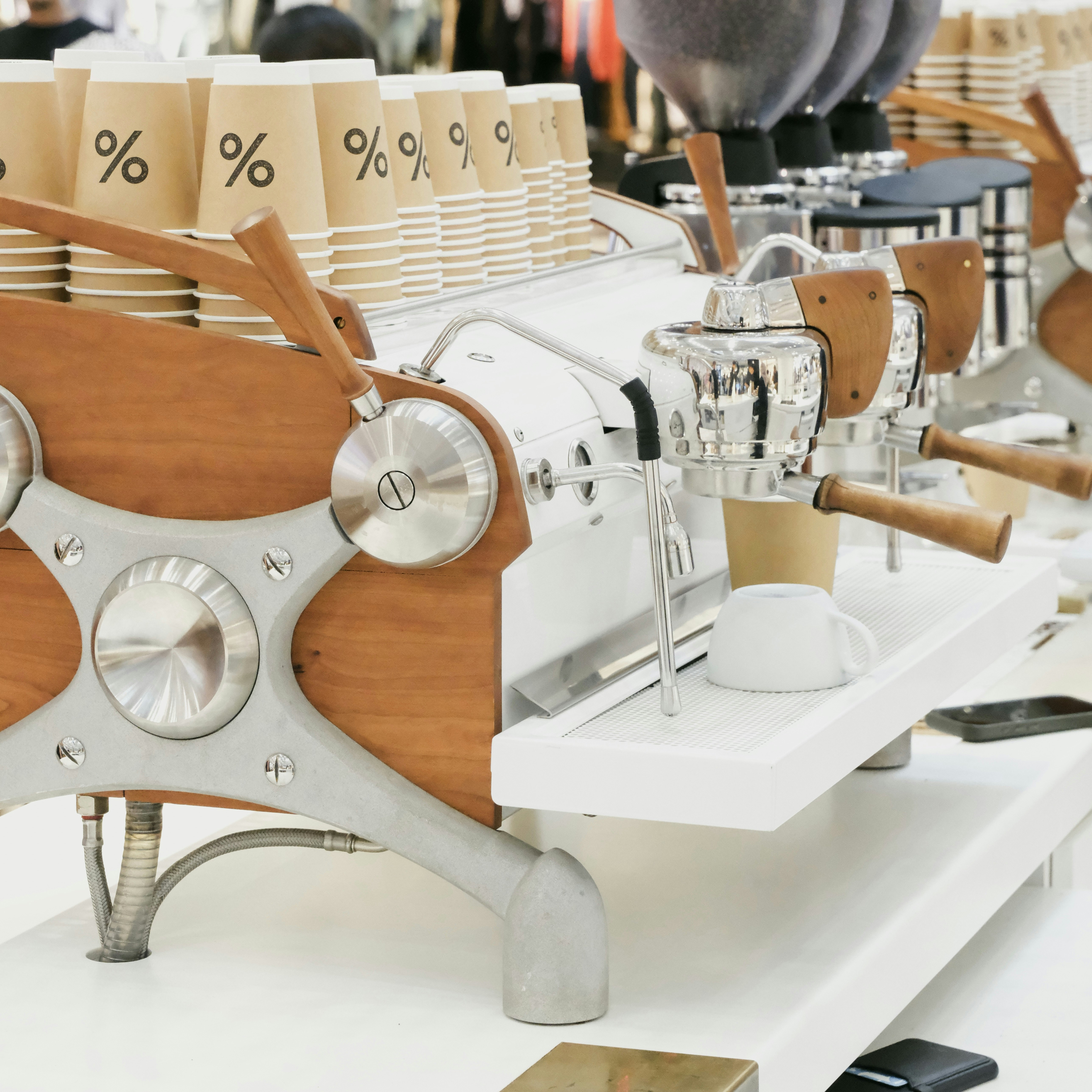 A bunch of different types of coffee machines photo – Free Singapore ...