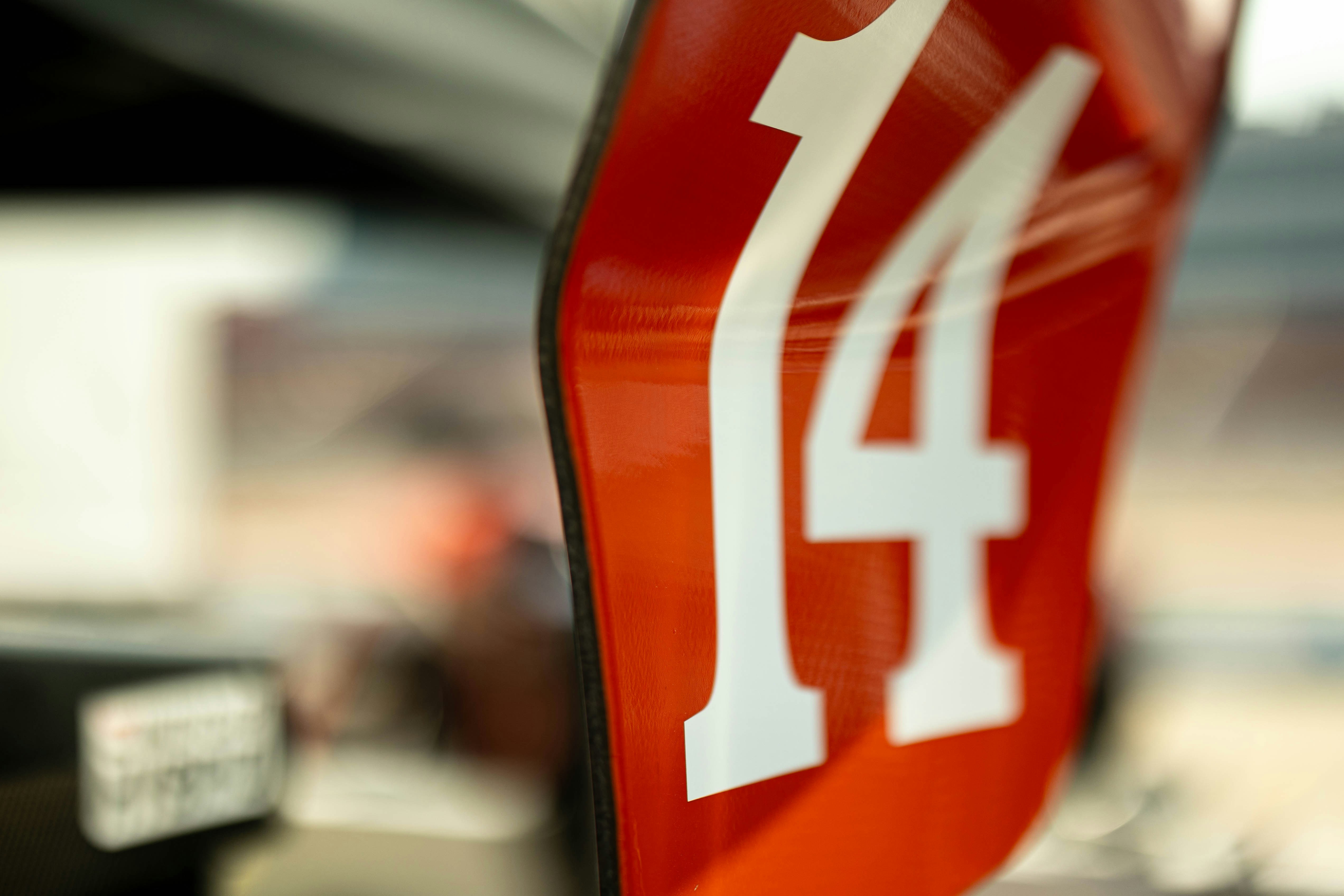 Racing Number in Focus
