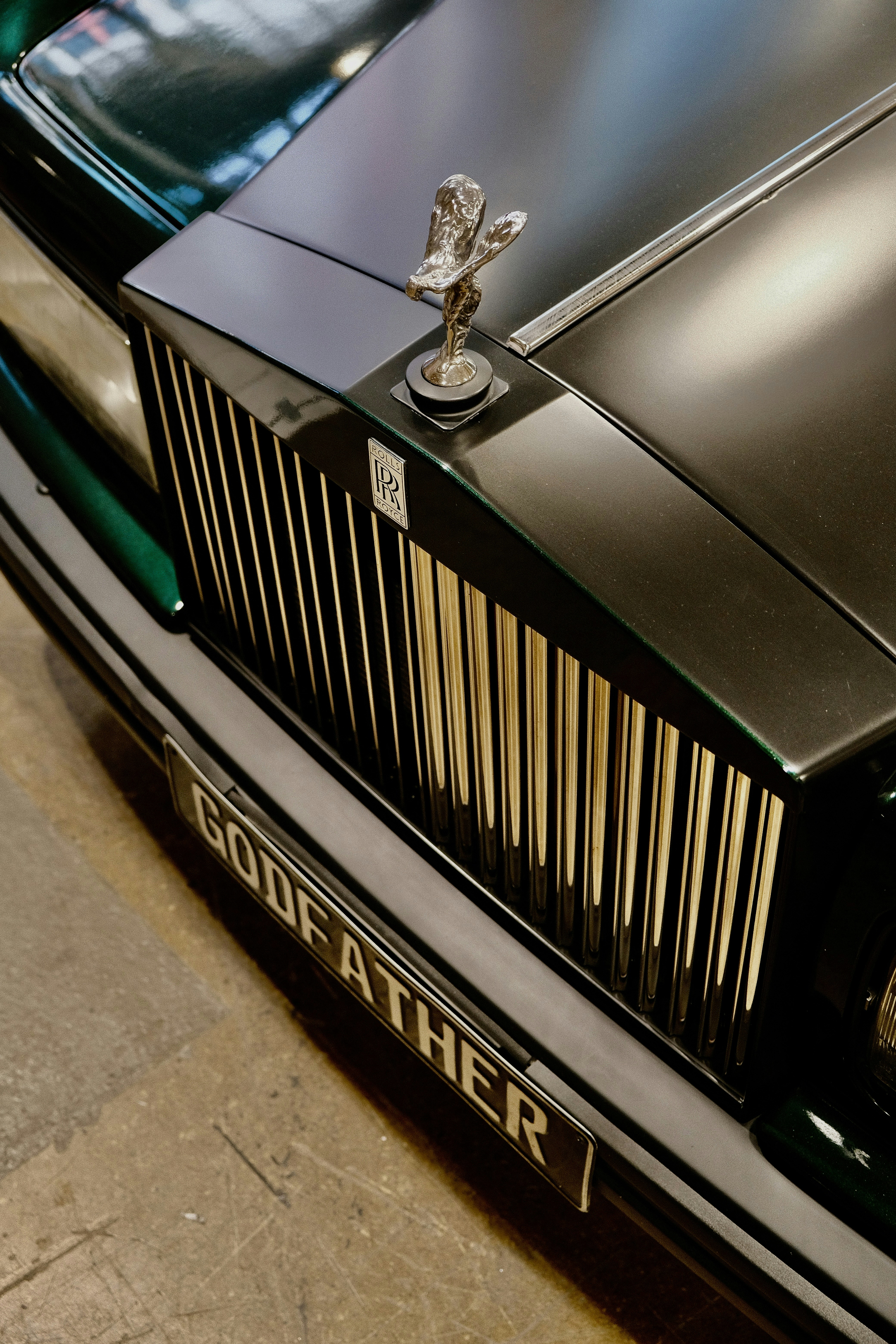 Spirit of Ecstasy Over the Godfather Grille