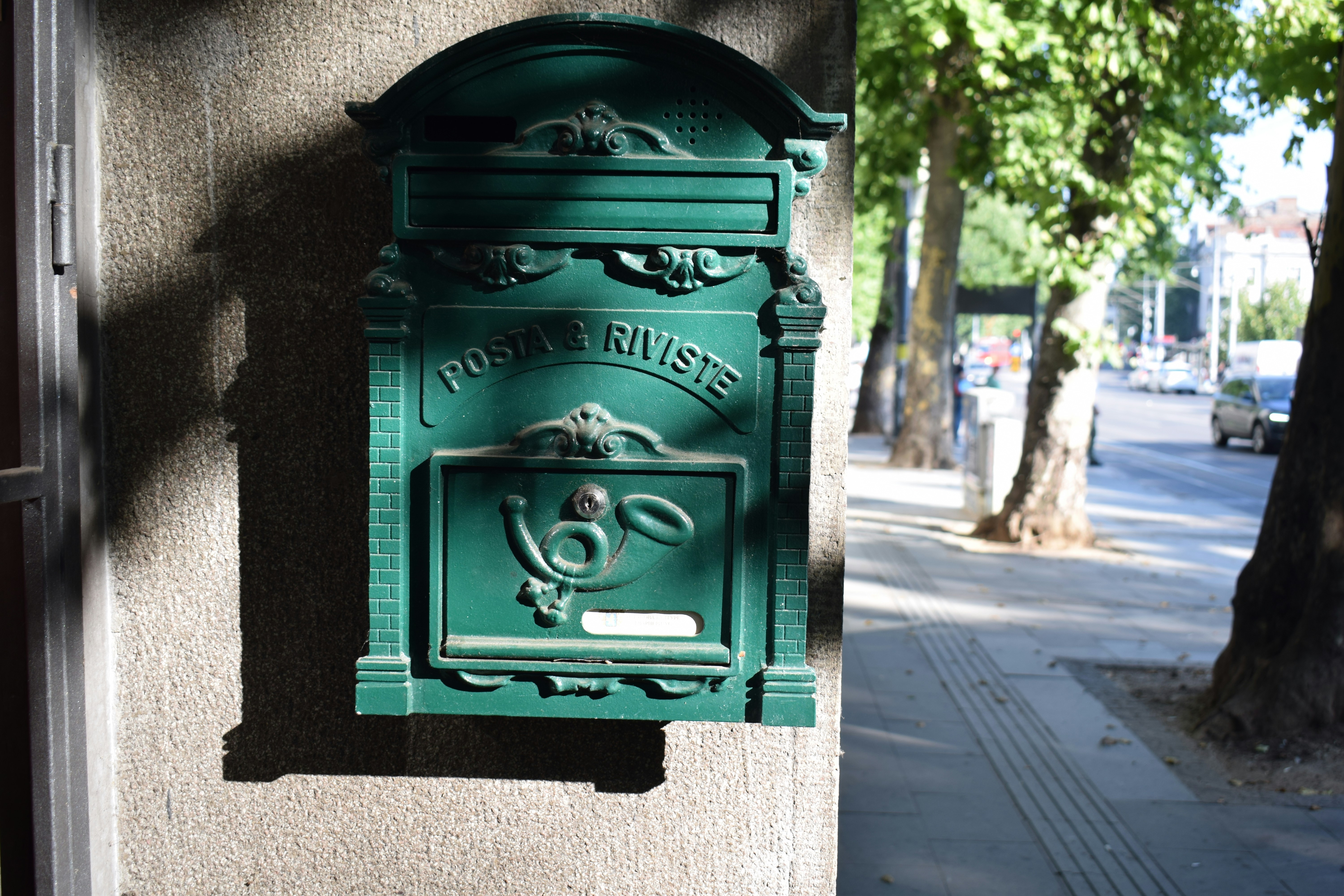 Whispers of the Past: An Elegant Mailbox