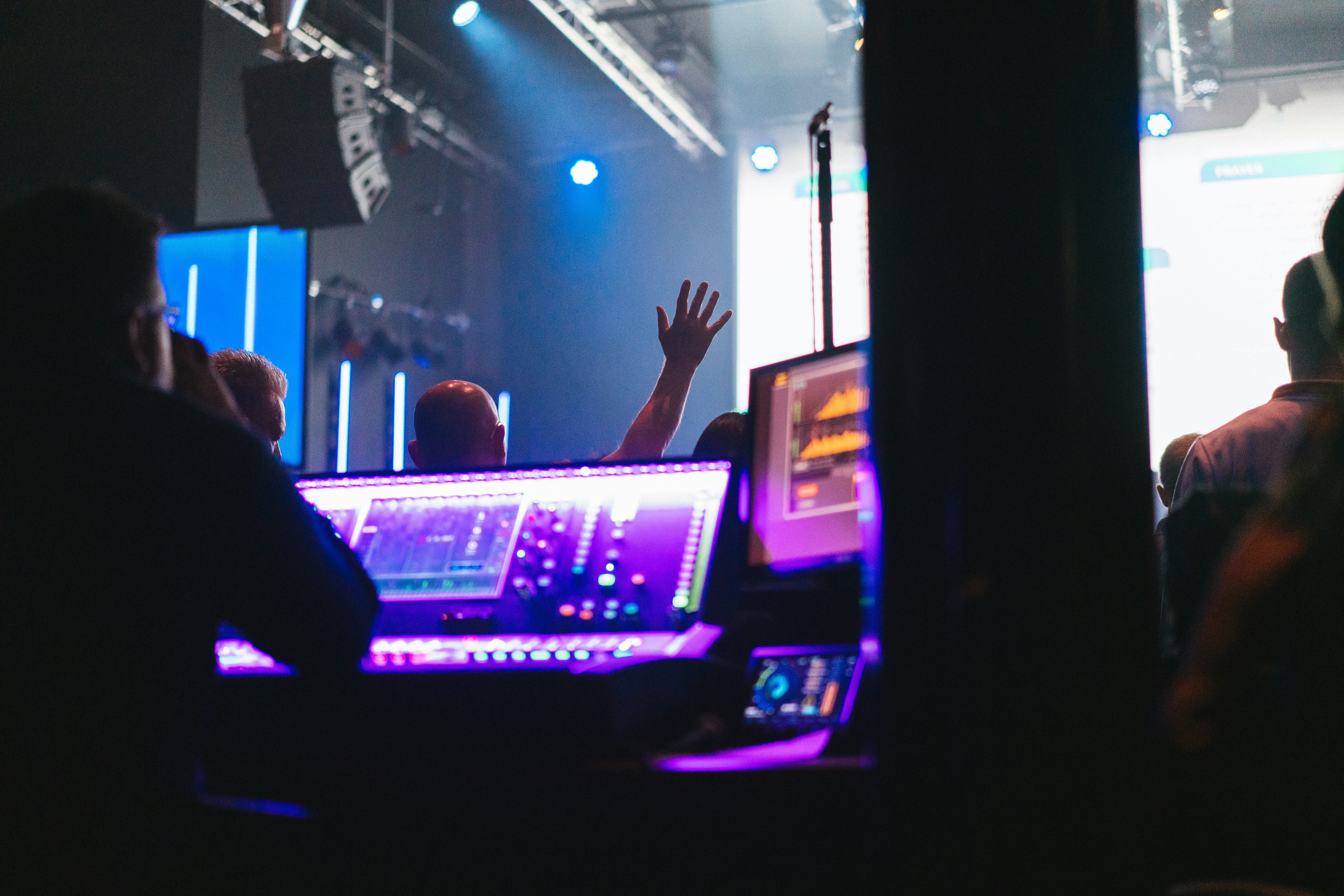 A group of people sitting in front of laptops photo – Free Hand Image ...