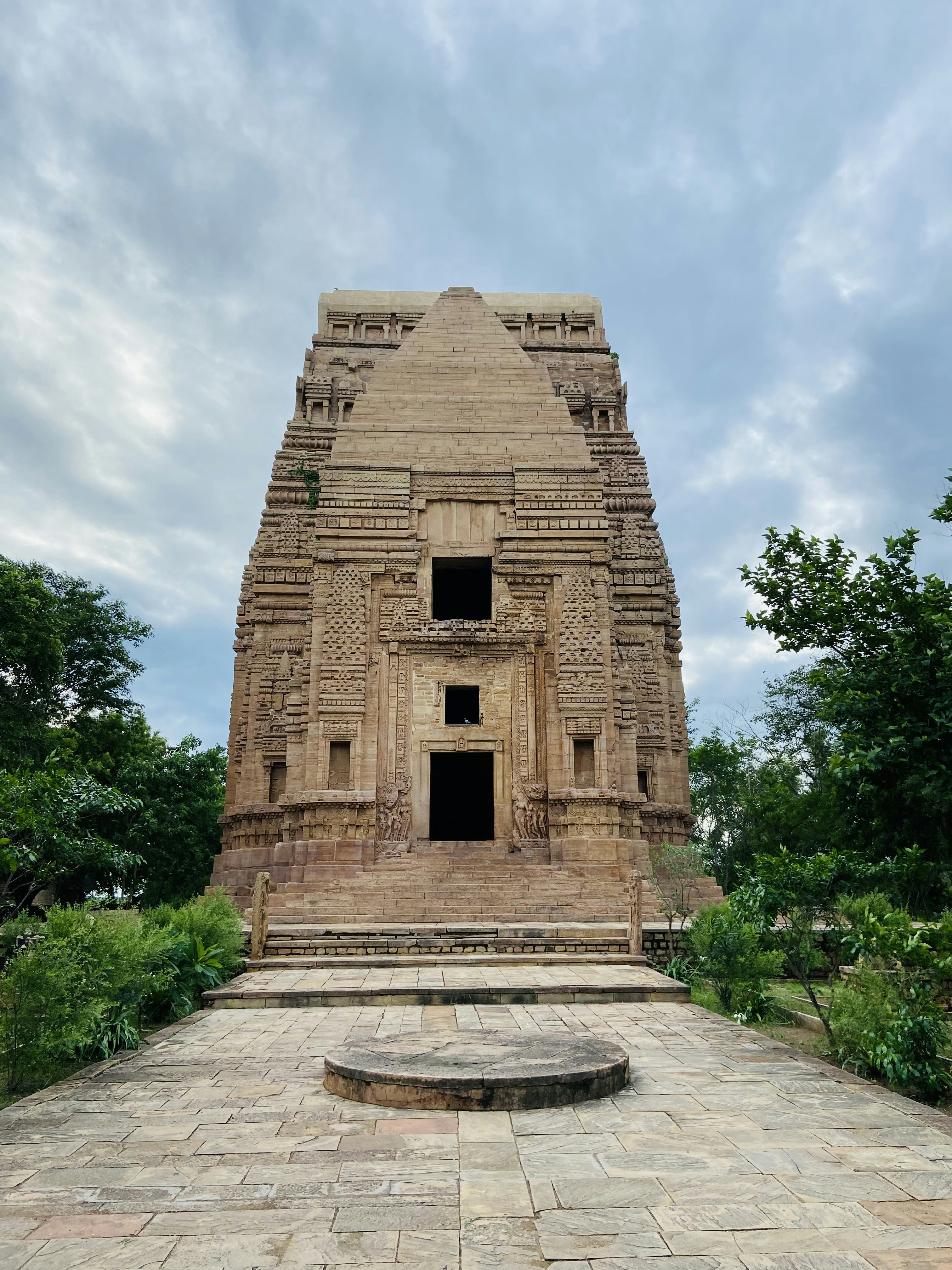 A large stone structure with steps leading up to it photo – Free India ...