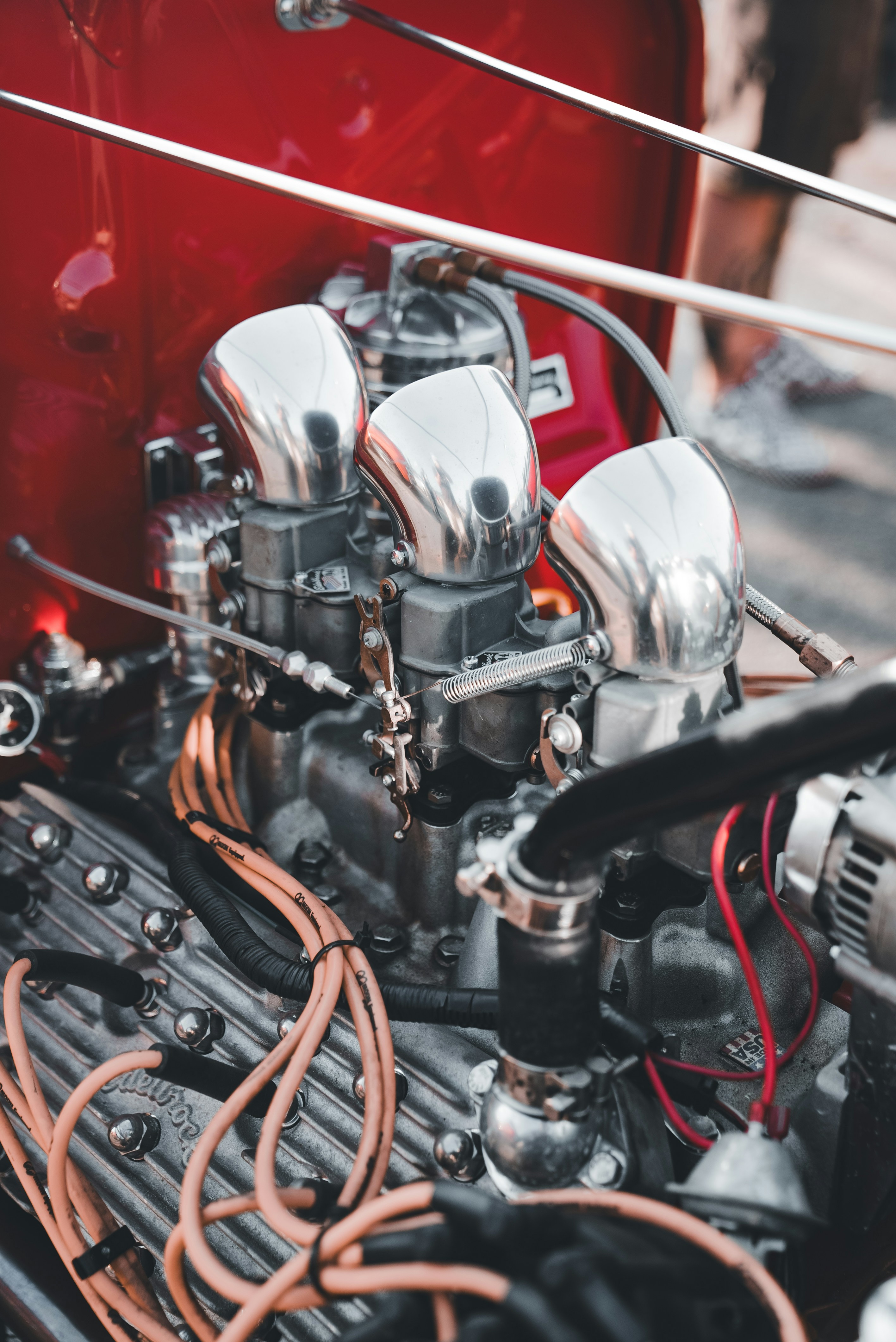A close up of the engine of a motorcycle photo – Free Machine Image on ...