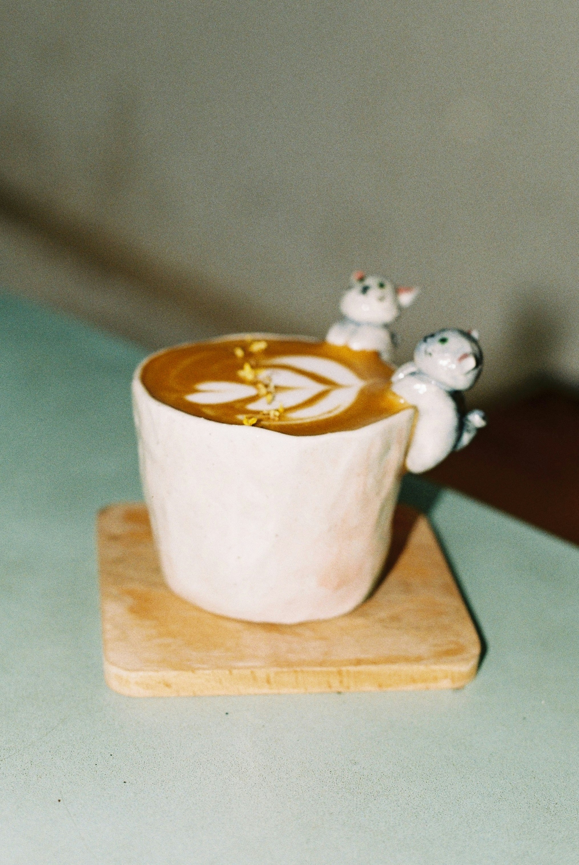 Whimsical Sip: A Playful Coffee Encounter