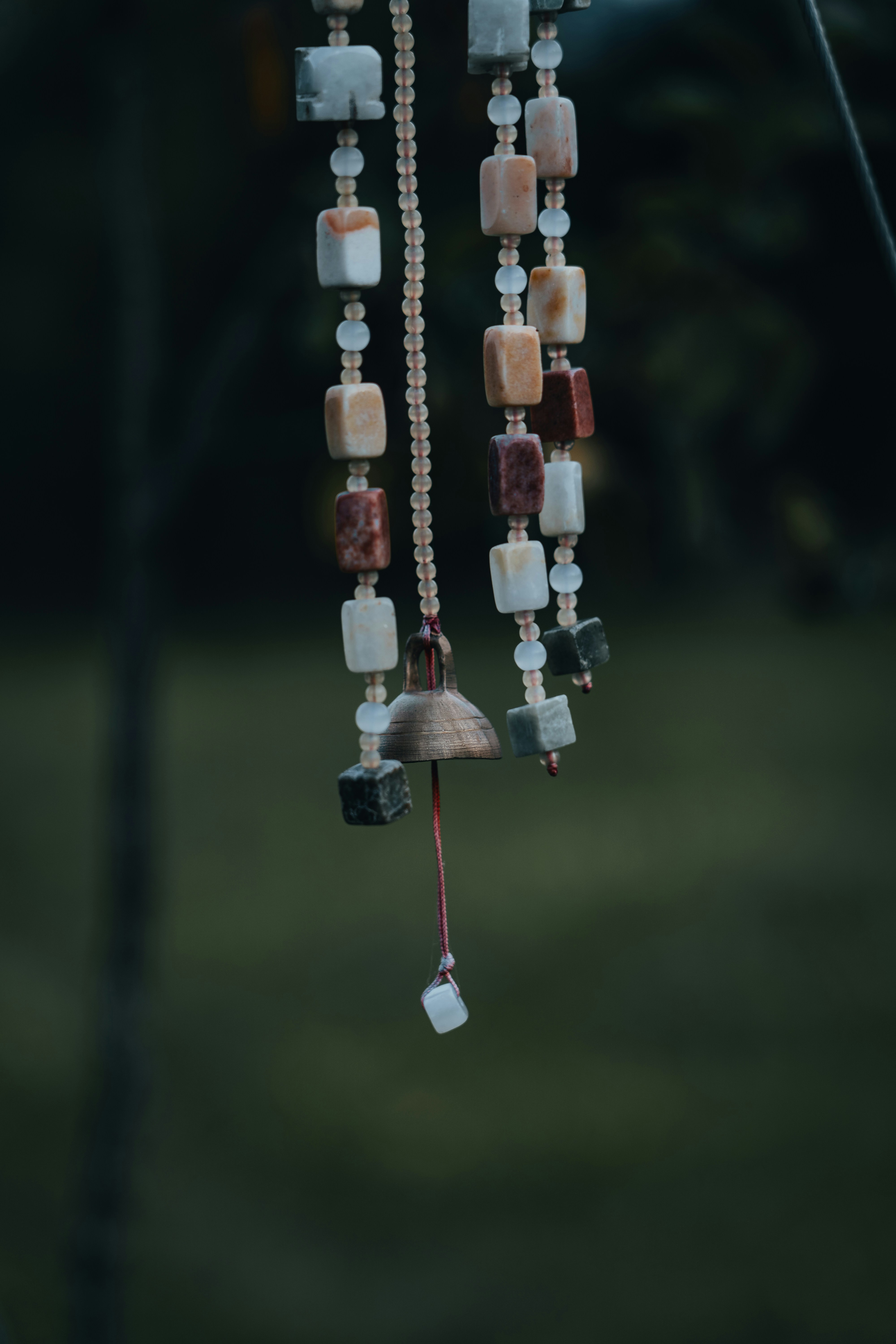 Dusk Beads and a Hanging Bell