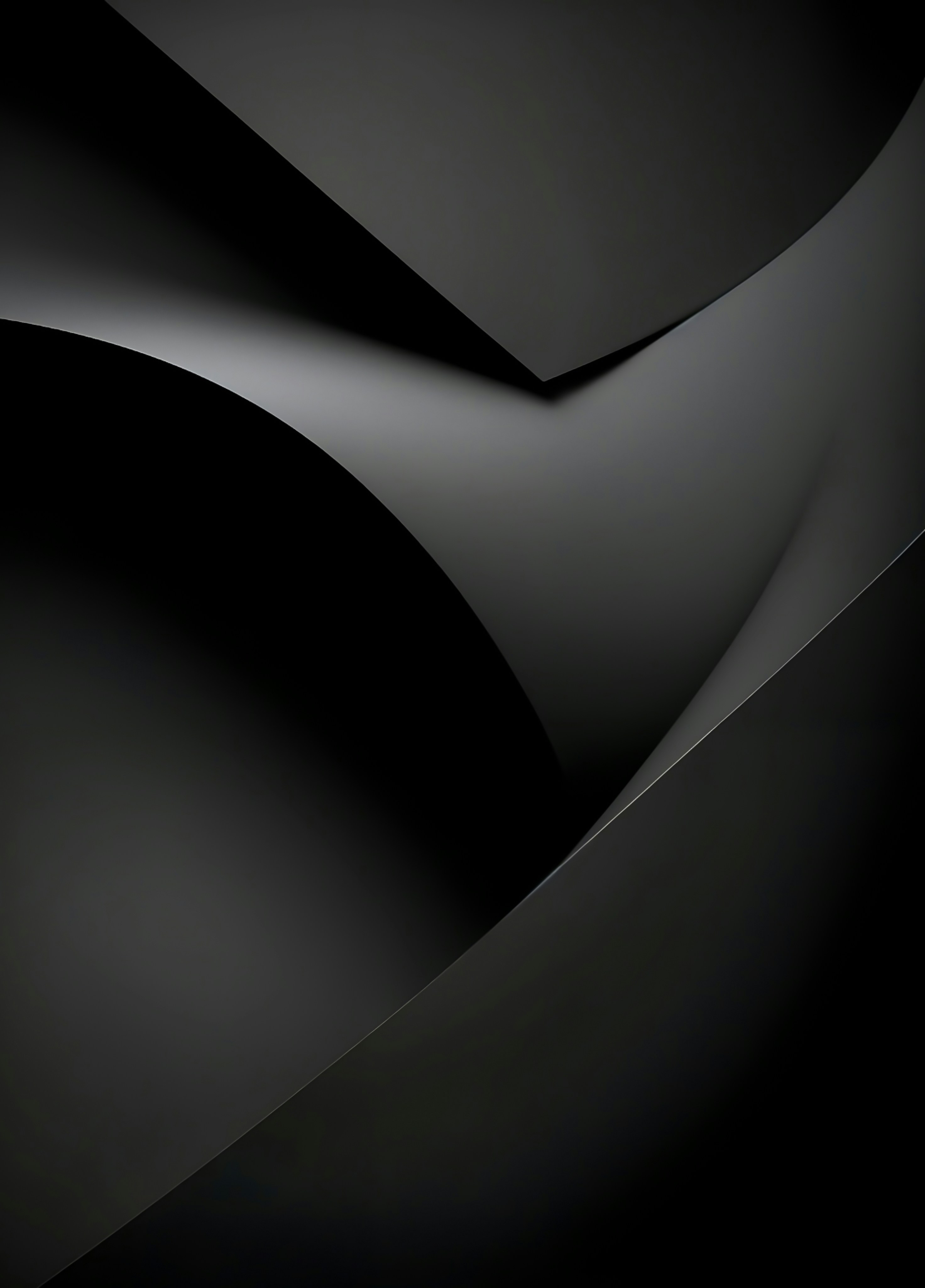 A black background with a curved design photo – Free Abstract Image on ...