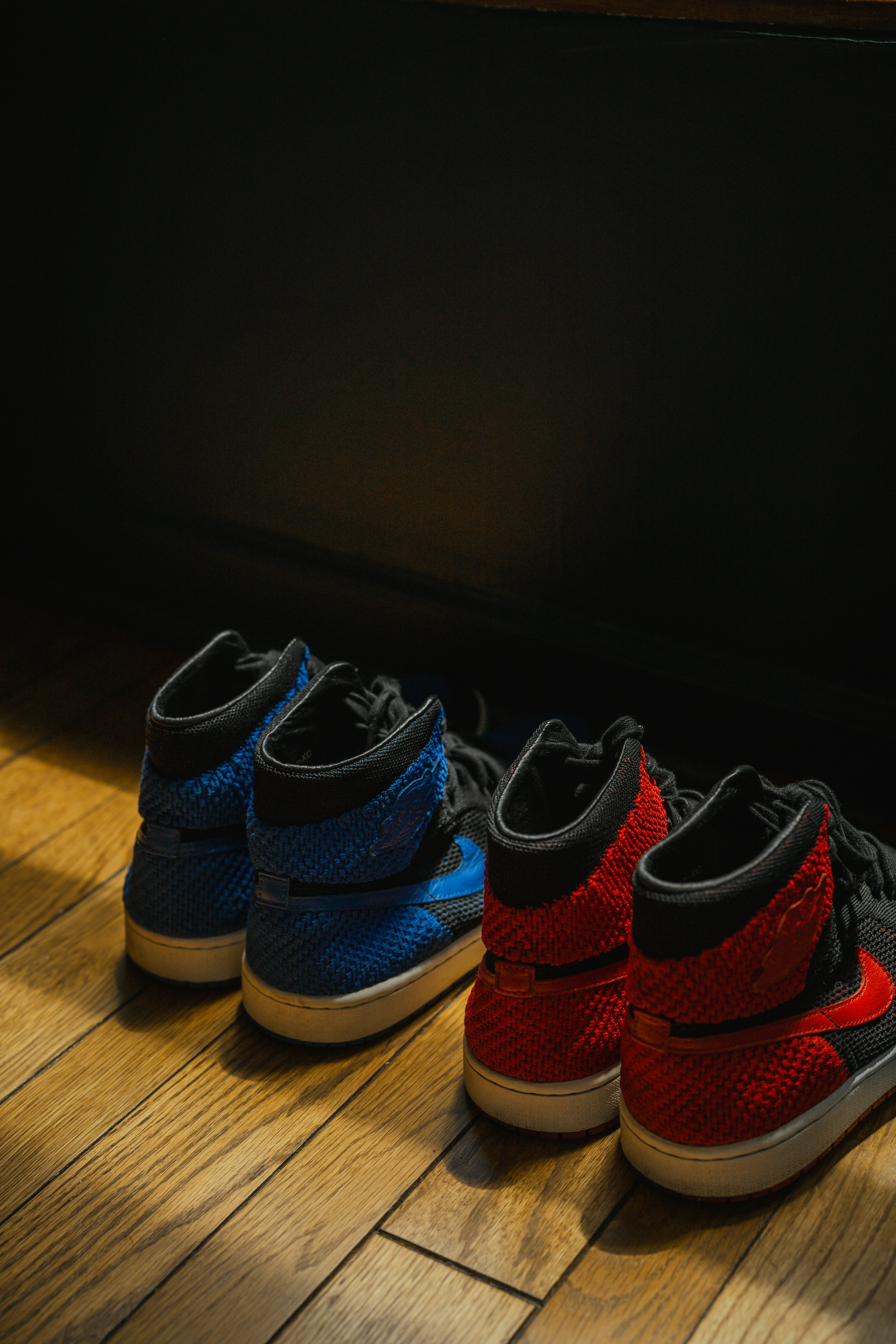 Dual Hues of Footwear: A Study in Color and Texture