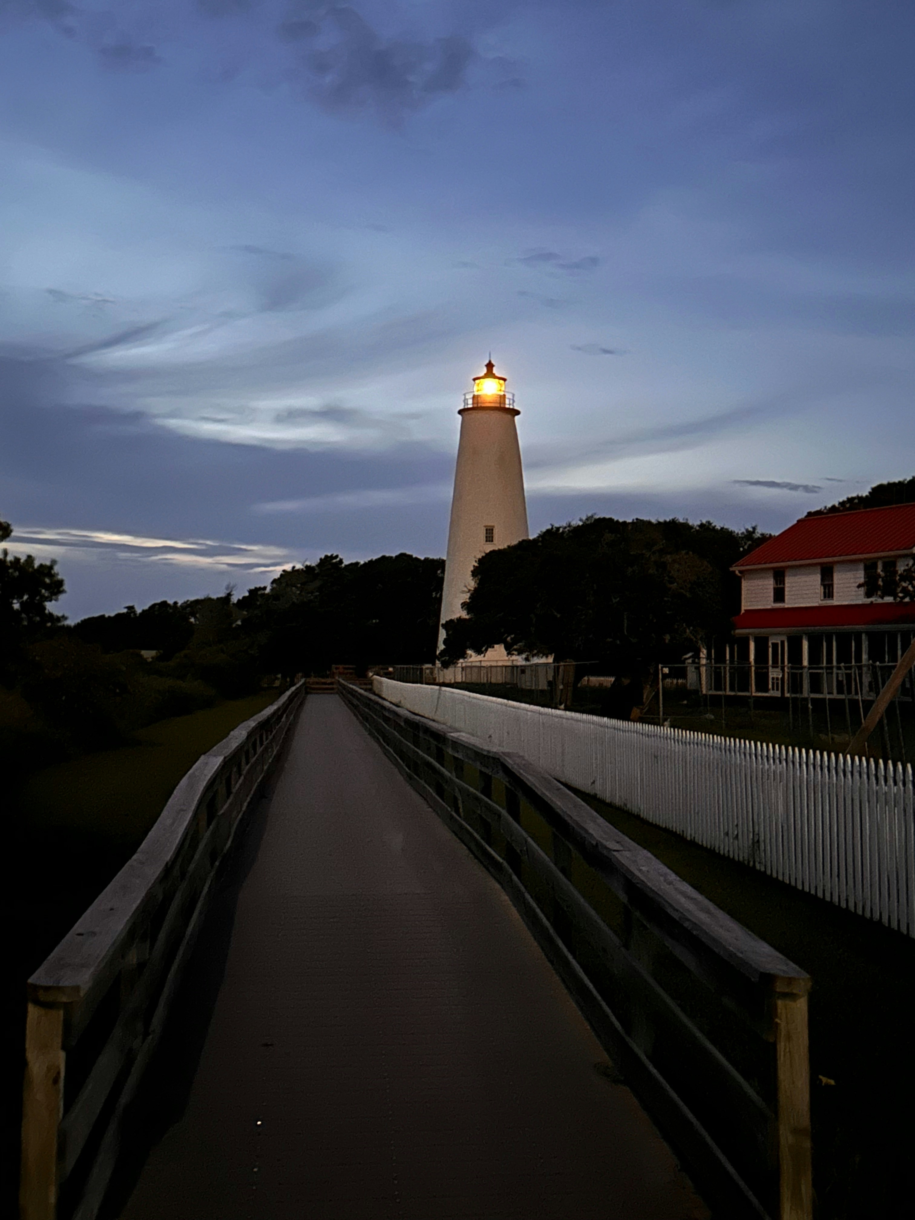 Twilight Beacon at the End of the Boardwalk