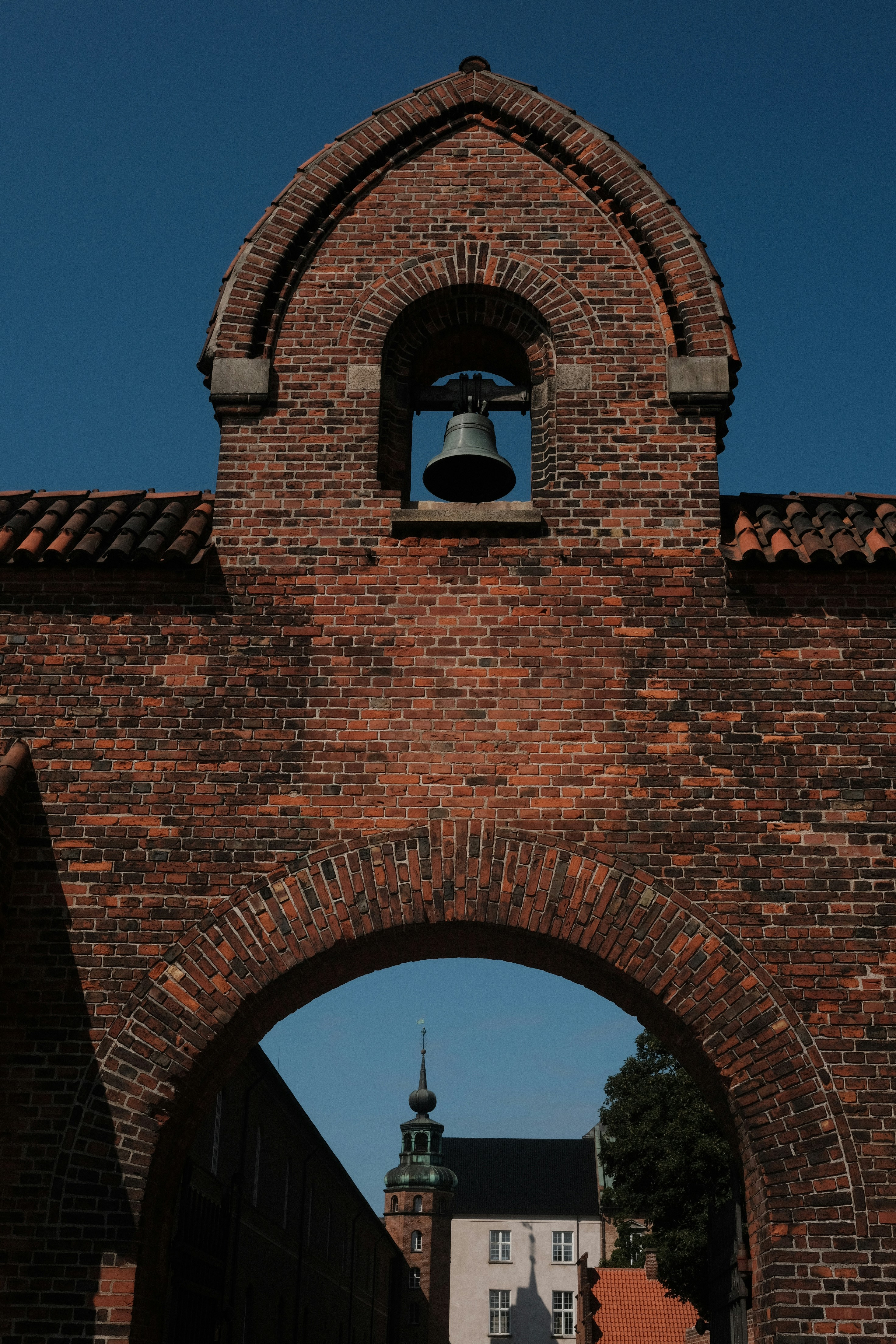 danish old age red brick architecture